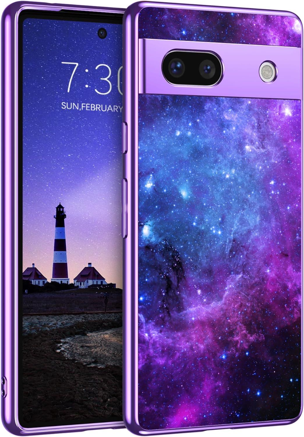 Amazon.com: GUAGUA for Pixel 7A 5G Case, Glow in The Dark Luminous ...