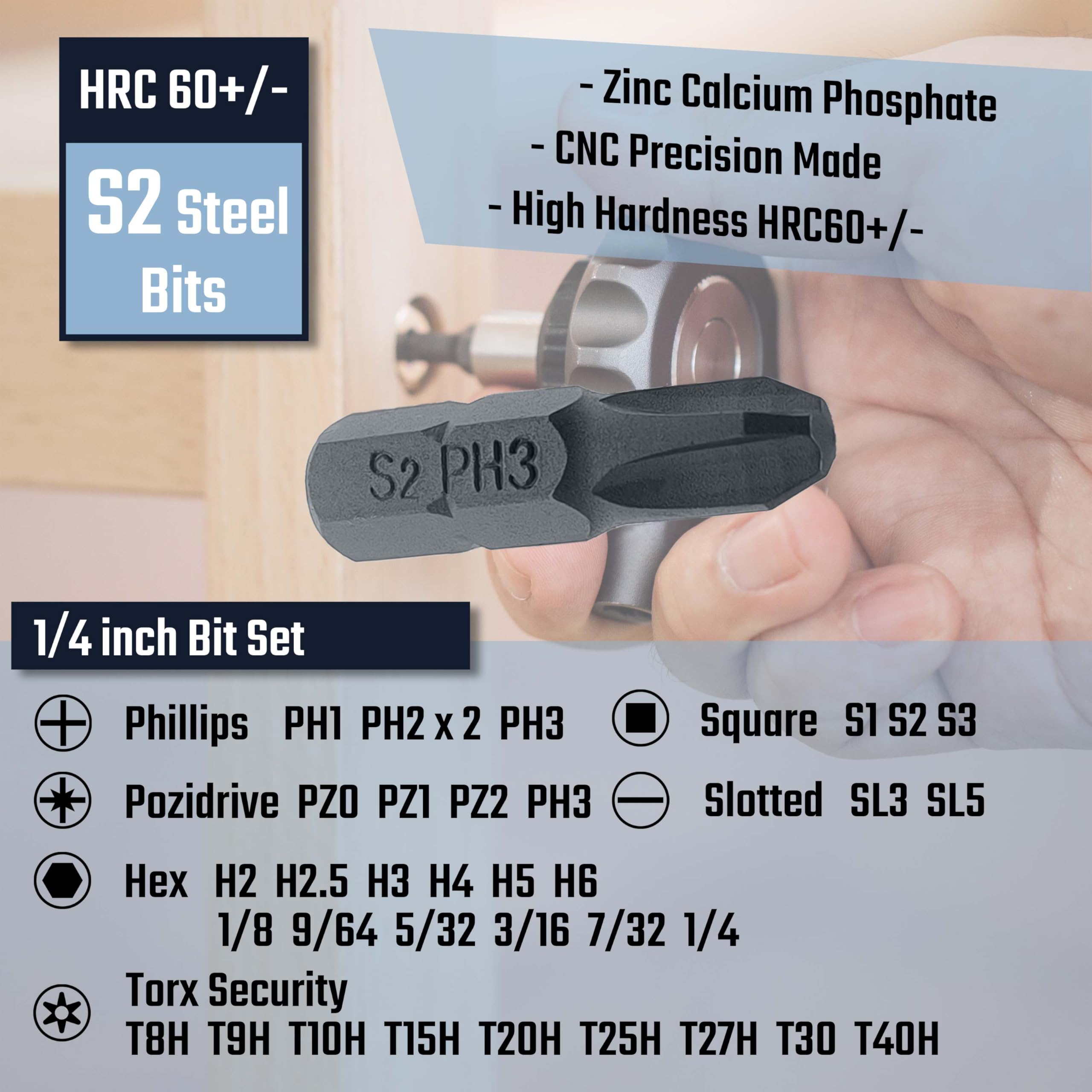 Snapklik.com : 64 In 1 Gearless Ratchet Screwdriver Bit Set, Ultra ...