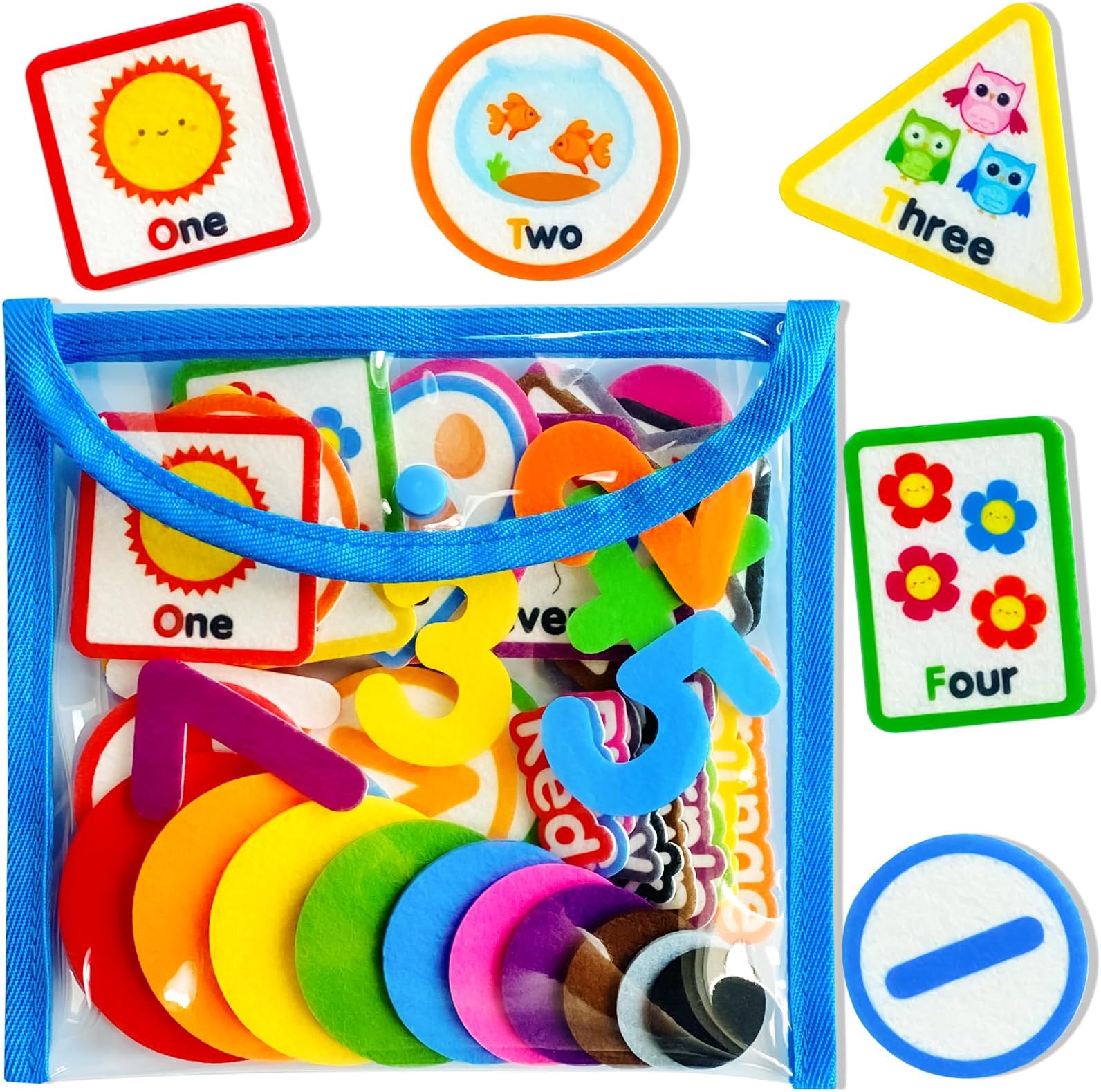 Amazon.com: AKAYOK Foldable Felt Board for Toddlers Flannel Board ...