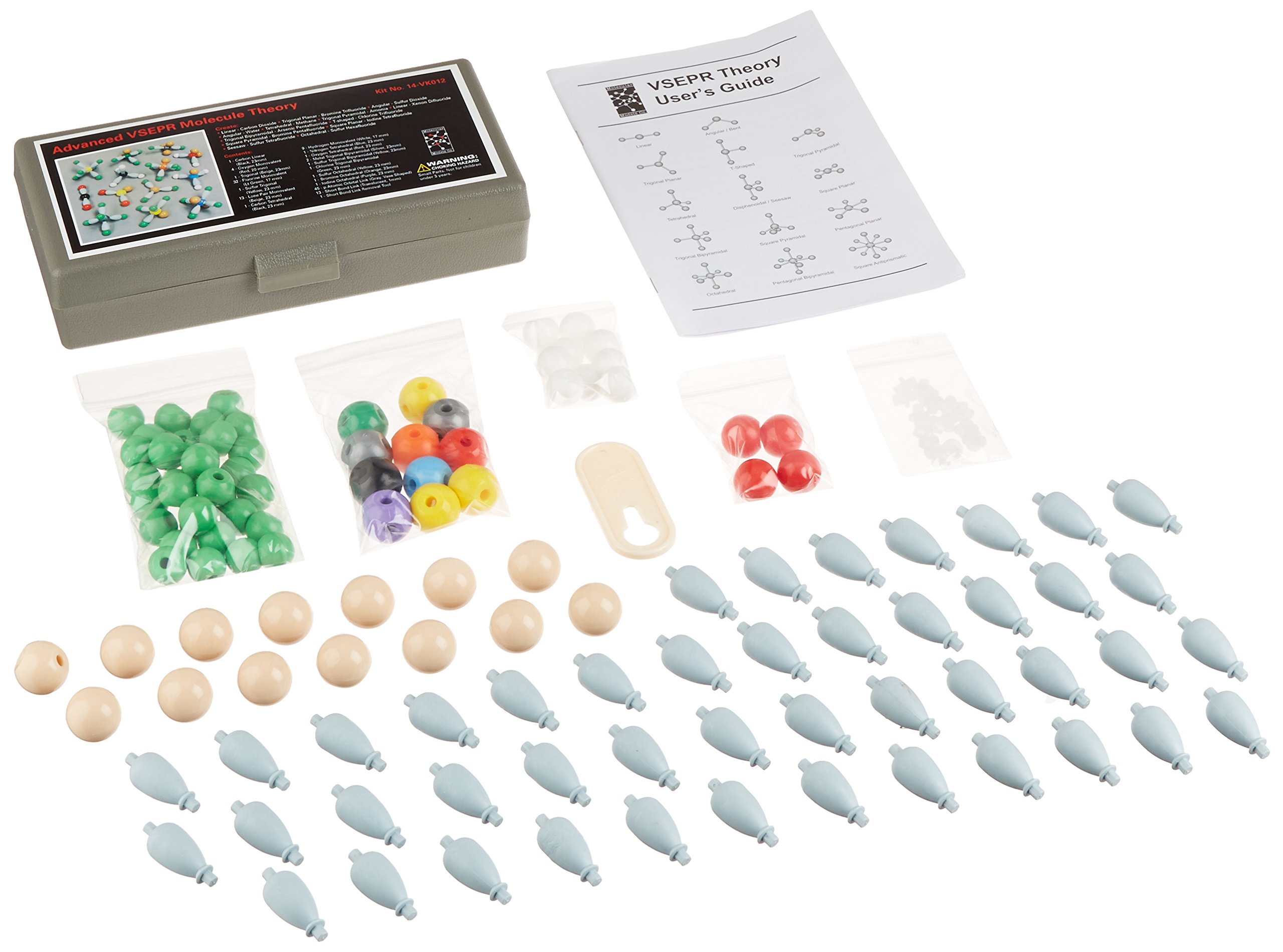 Buy Molecular Models 130 Piece Advanced VSEPR Molecule Theory Kit ...