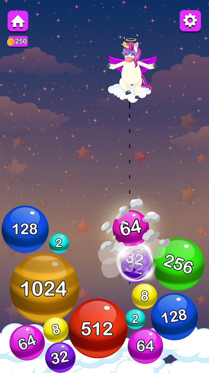 2248 Lucky 2048 Numbers Game Merge Number Puzzle Number Merge Block ...