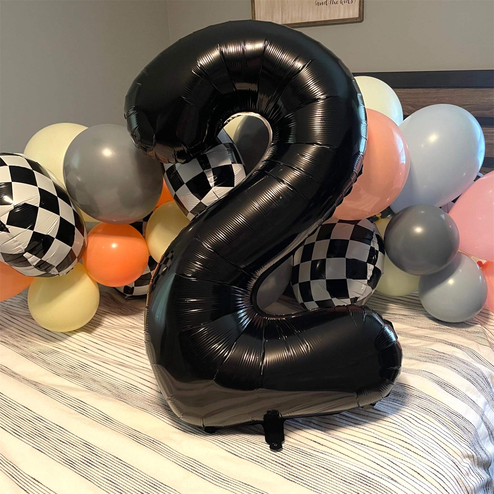 Snapklik.com : Black 21st Birthday Balloons For Her, 40In Black Mylar ...