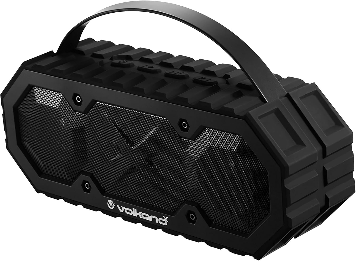 VOLKANO Typhoon Series Portable Bluetooth Speaker - Black : Amazon.co ...