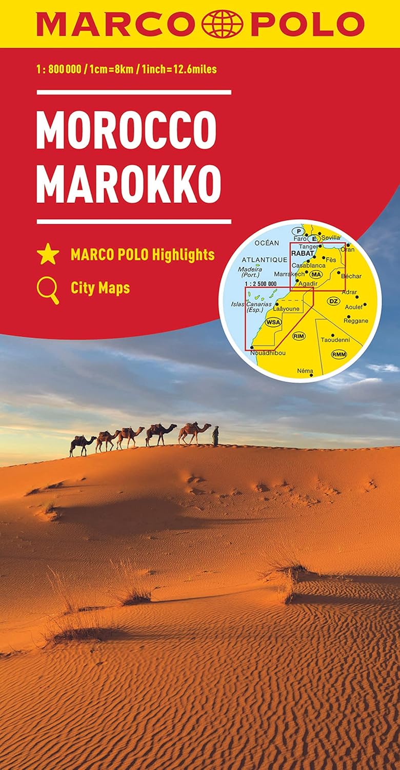 Morocco Marco Polo Map (Marco Polo Maps): Polo, Marco: 9783829739290: Amazon.com: Books
