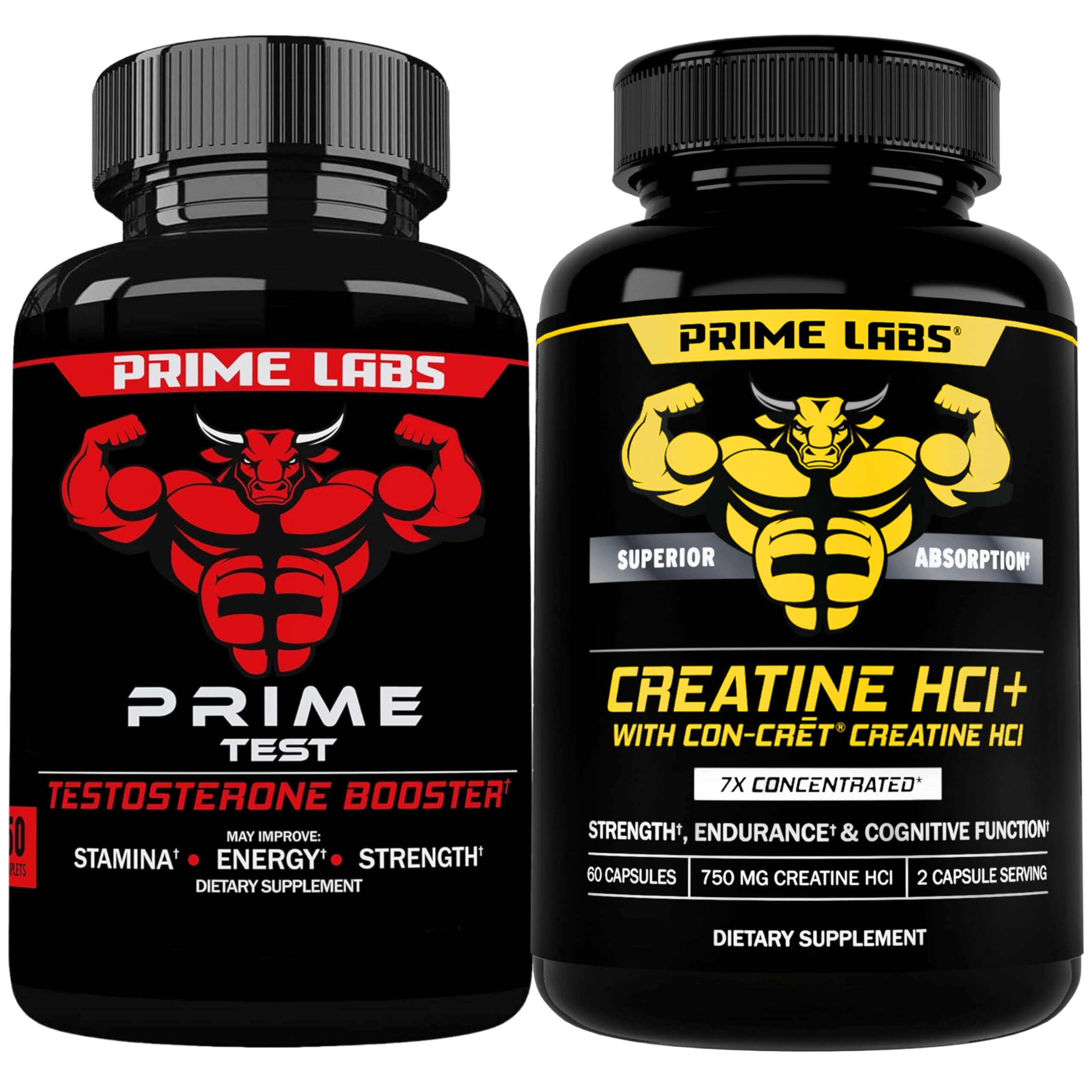 Amazon.com: Prime Labs Prime Test + Creatine HCl Capsules : Health ...