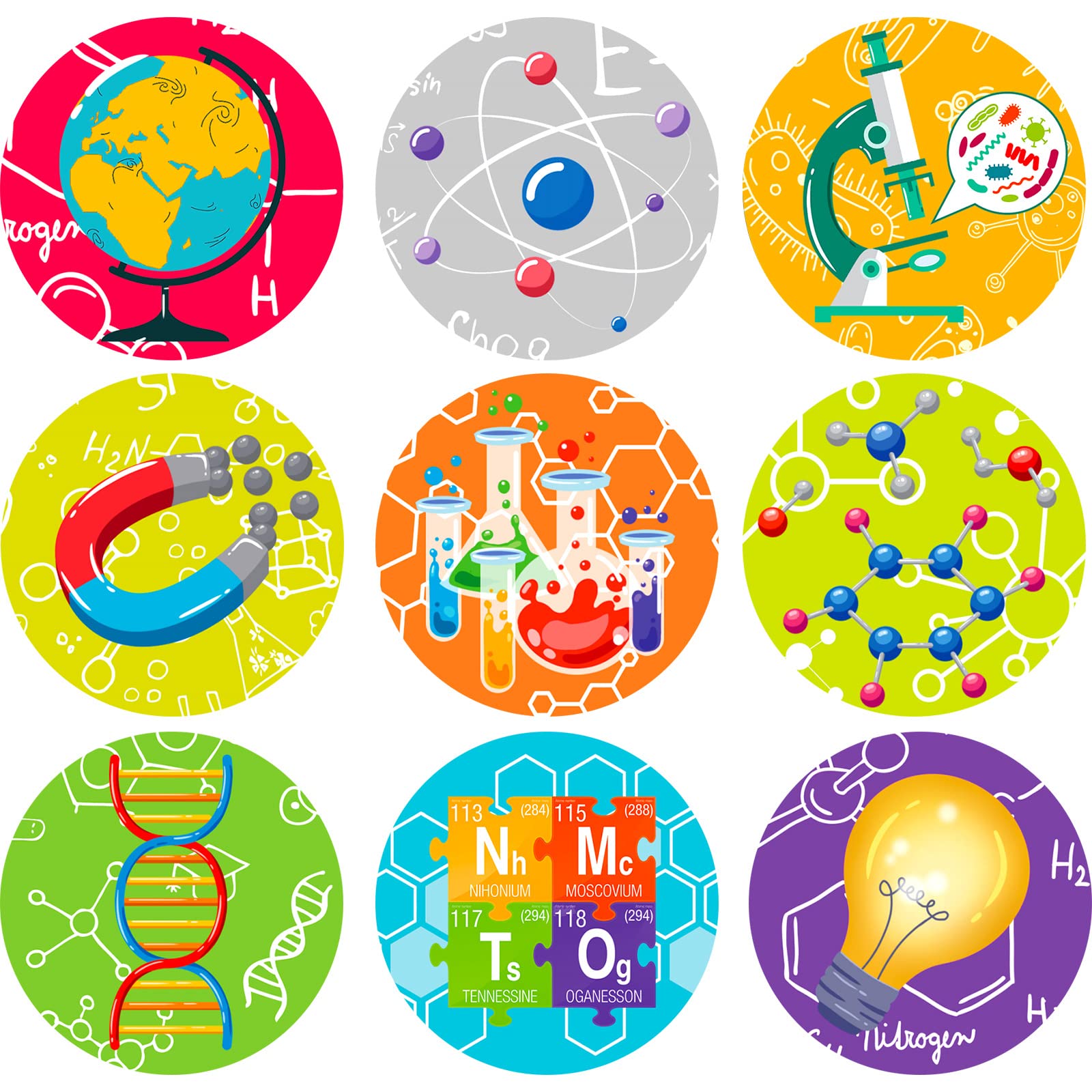 Science Reward Stickers