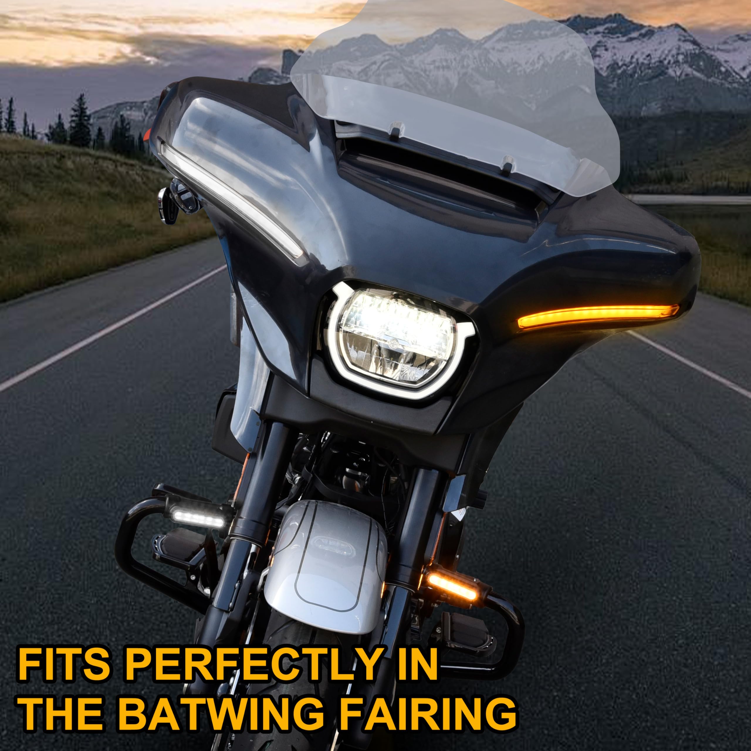 Harley Fairing Turn Signals New To The Group. I Added This Fairing On