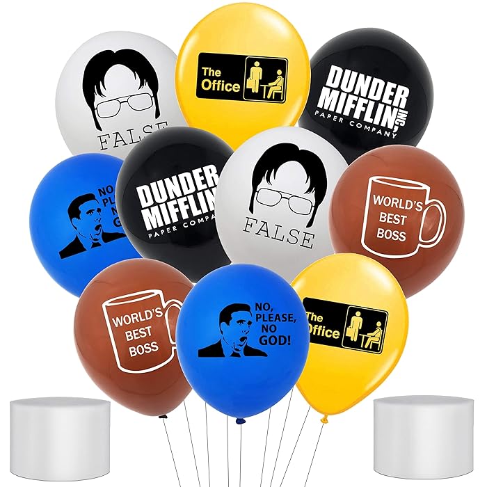 Buy 50Pcs The Office TV Show Balloons The Office Merchandise Latex ...