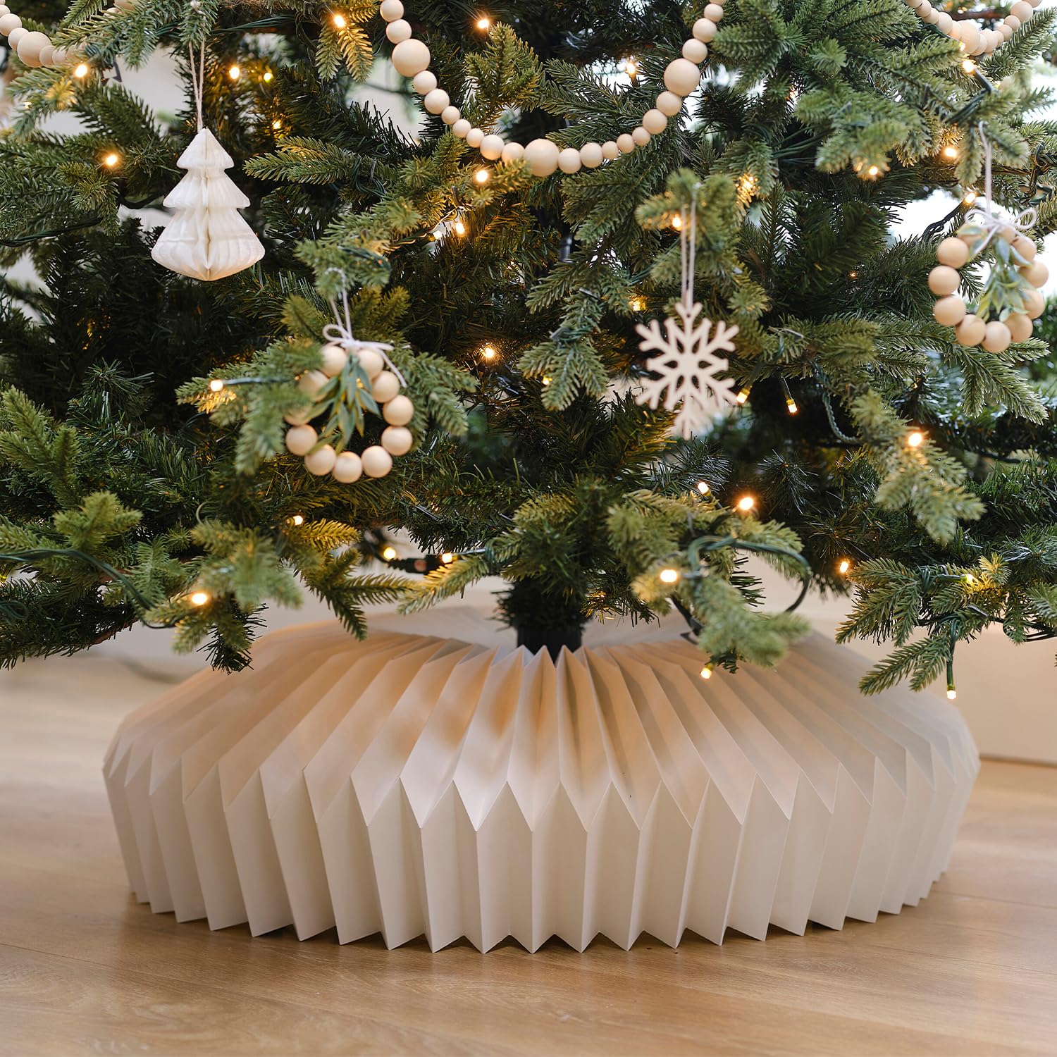 Amazon.com: 26in Honeycomb Christmas Tree Collar - Christmas Tree Base ...