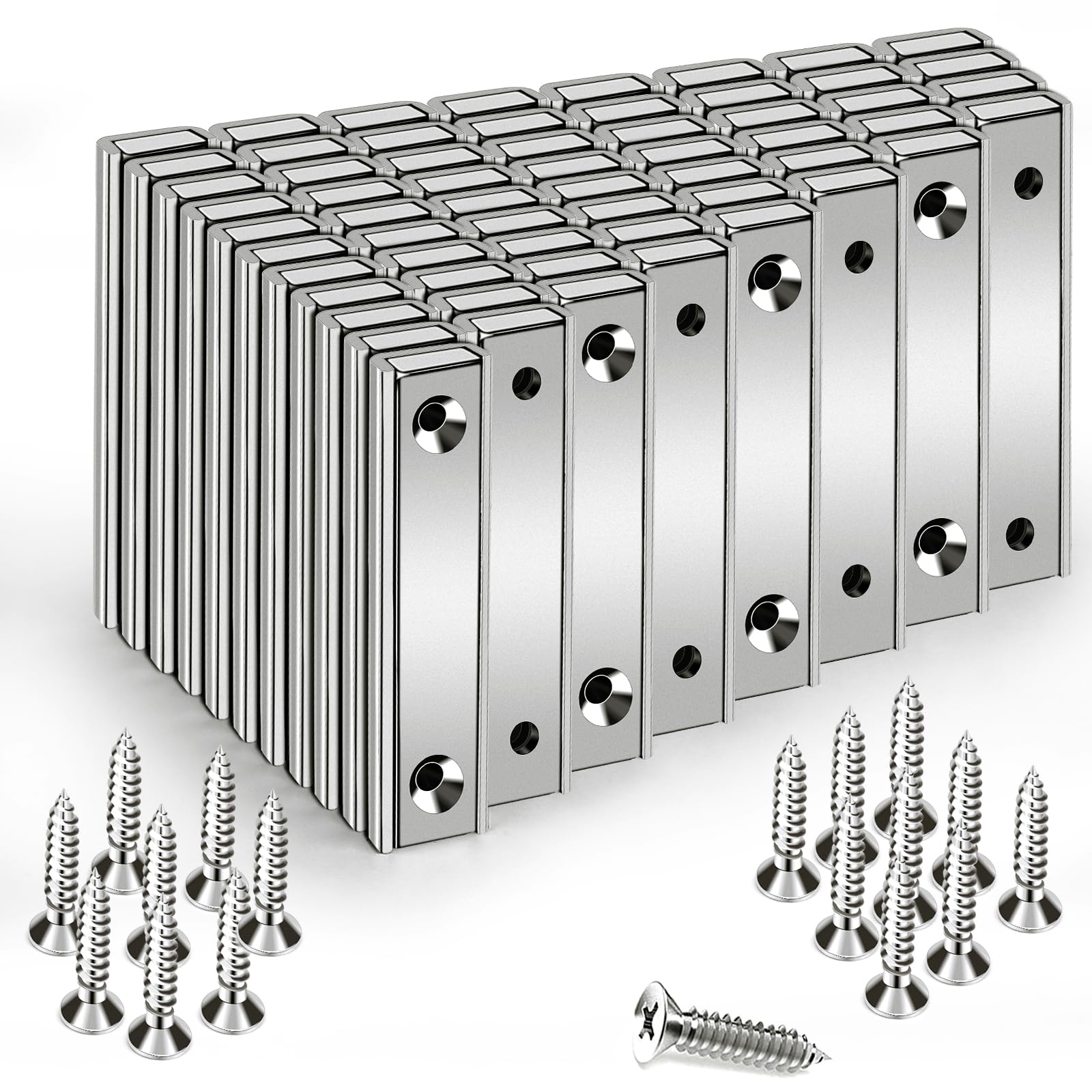 Snapklik.com : LOVIMAG Neodymium Rectangular Pot Magnets-80lbs Pulling ...