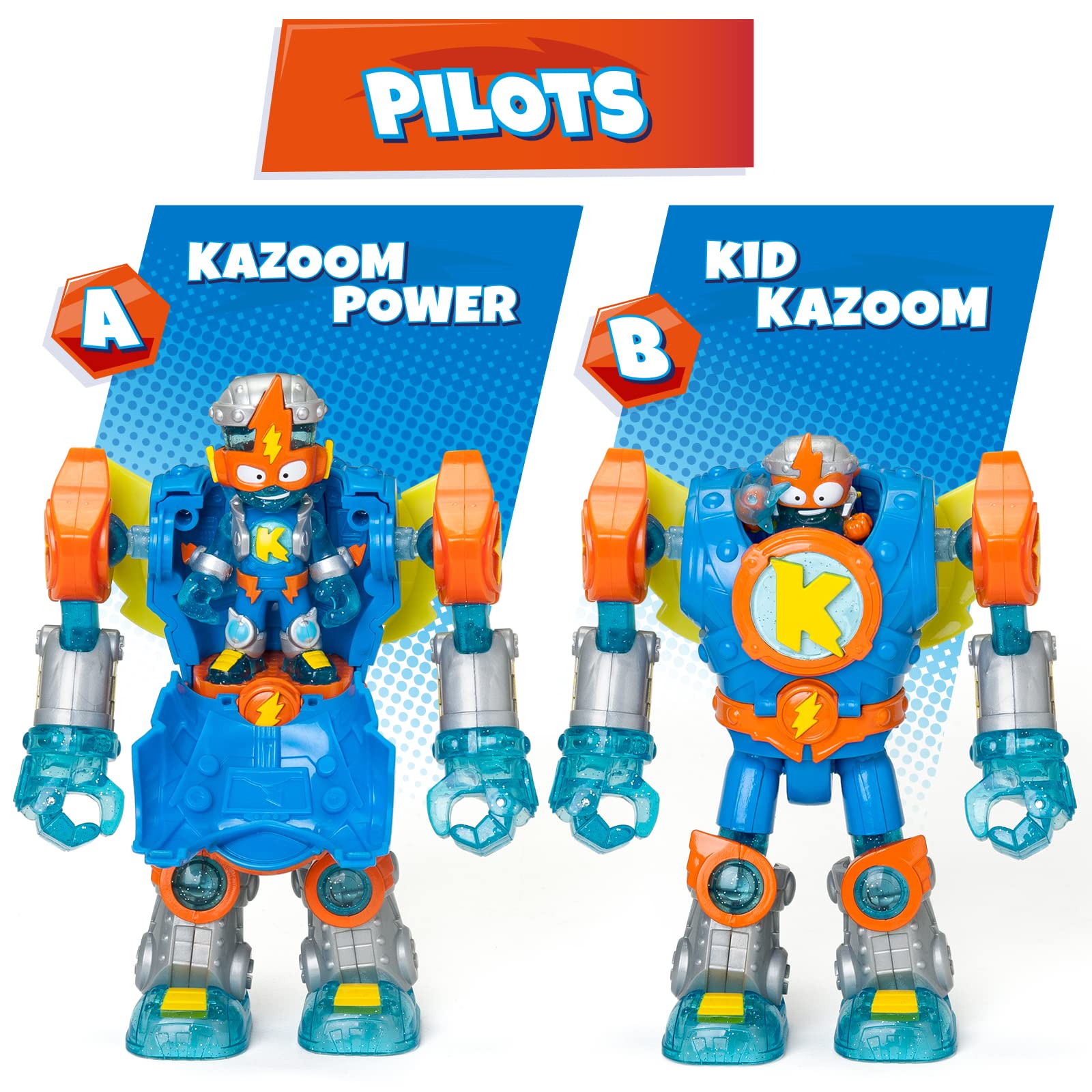 Buy SUPERTHINGS RIVALS OF KABOOM Superbot Kazoom Power – Articulated ...