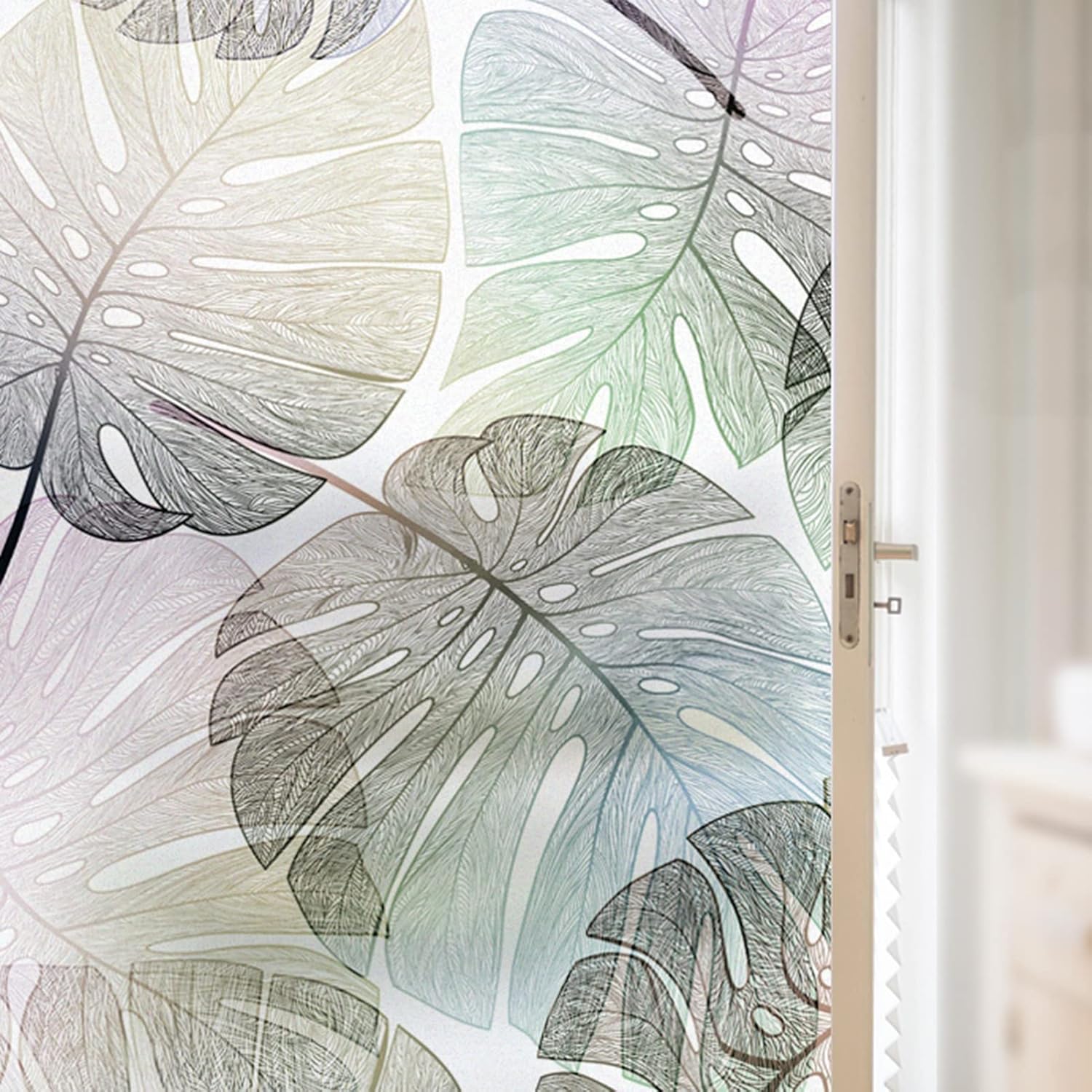 ADSFG Pellicola per Vetri Privacy 50cm x 200cm Pellicola per Finestre ...