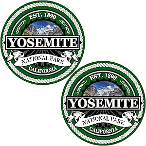Amazon.com: 2X Yosemite National Park Stickers : Automotive