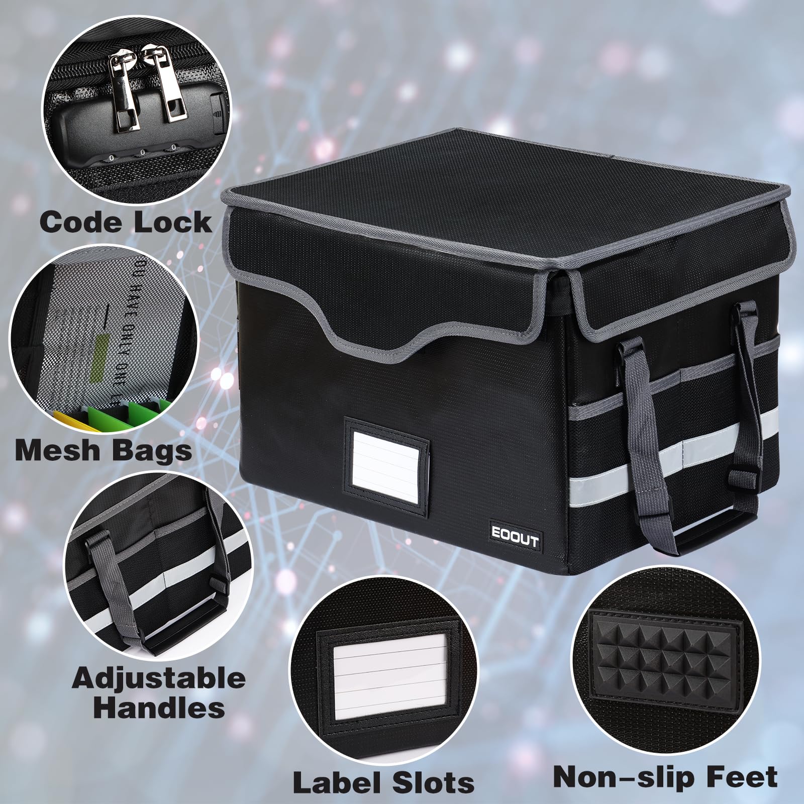 Snapklik.com : Fireproof Document Box, Fire Proof Safe Boxes For Home ...