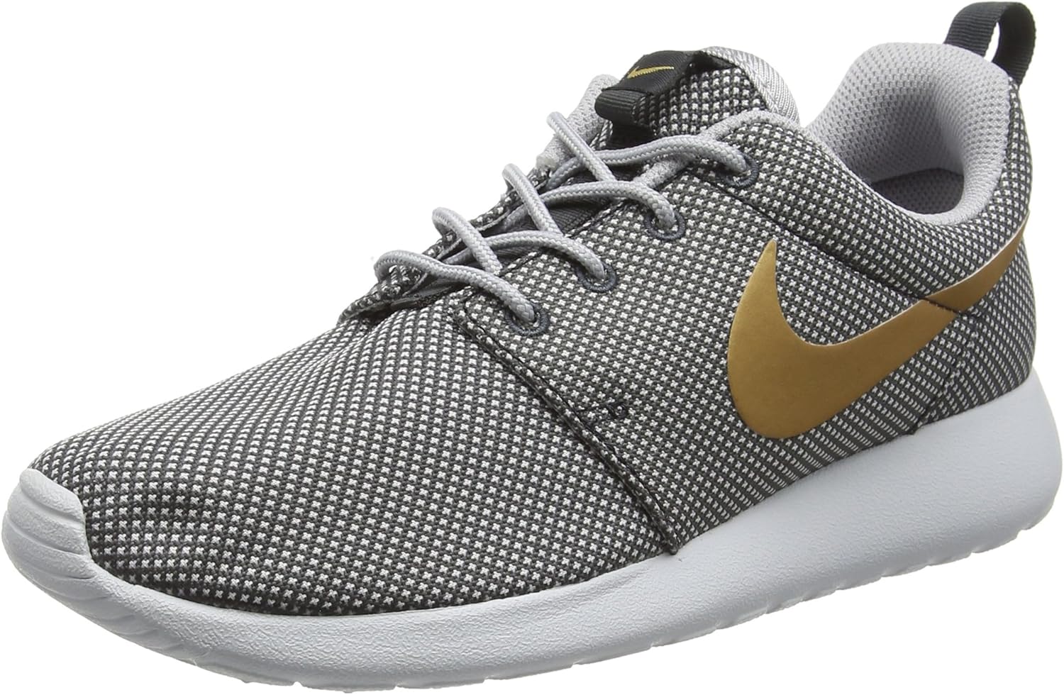 Amazon.com | Nike Women's Roshe One Anthracite/Metallic Gold-Wolf Grey ...