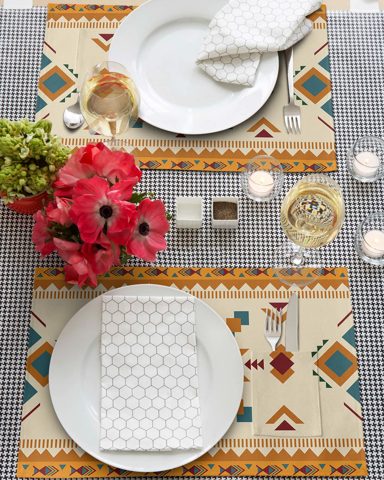 Southwestern Table Elegant Place Settings