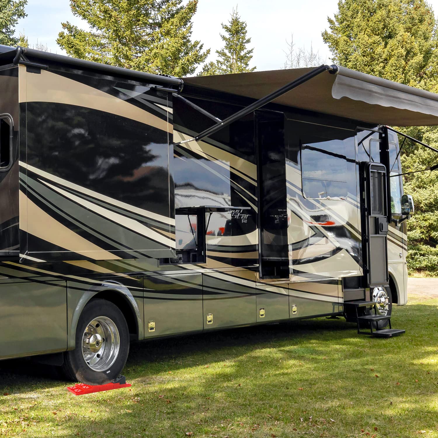 Snapklik.com : 10 Packs Rv Camper Leveling Blocks, Chocks Anti-Slip ...