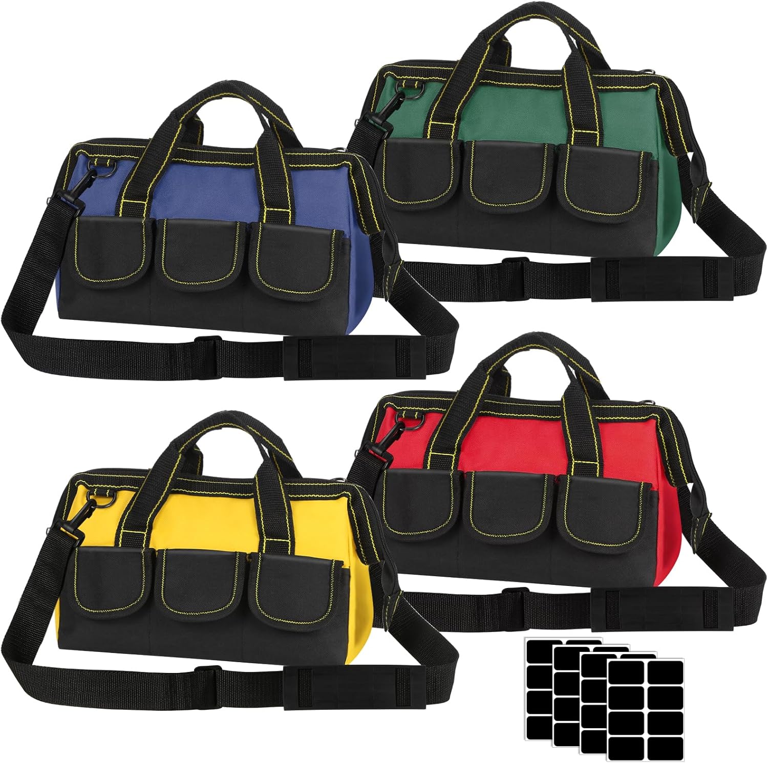 Tool Bags,4 Pack for Tool Bags for Men Heavy Duty, 13 Inch Large ...