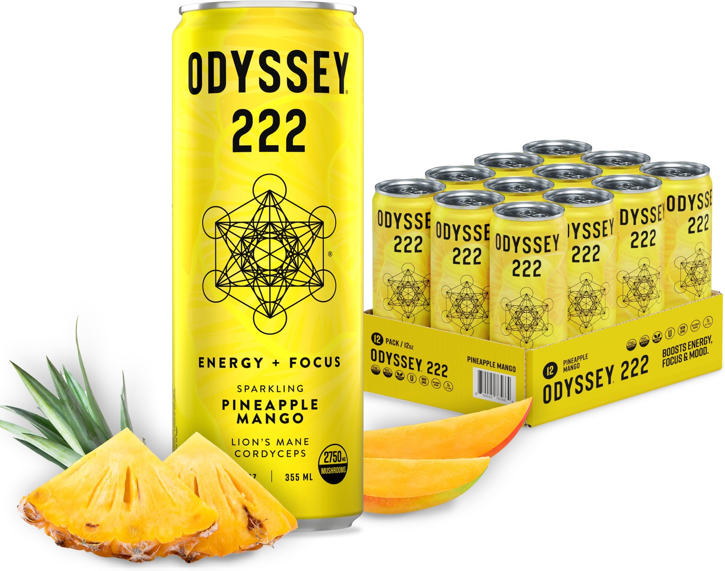 Amazon.com : Odyssey Elixir - Odyssey 222 - Sparkling Energy Drink ...