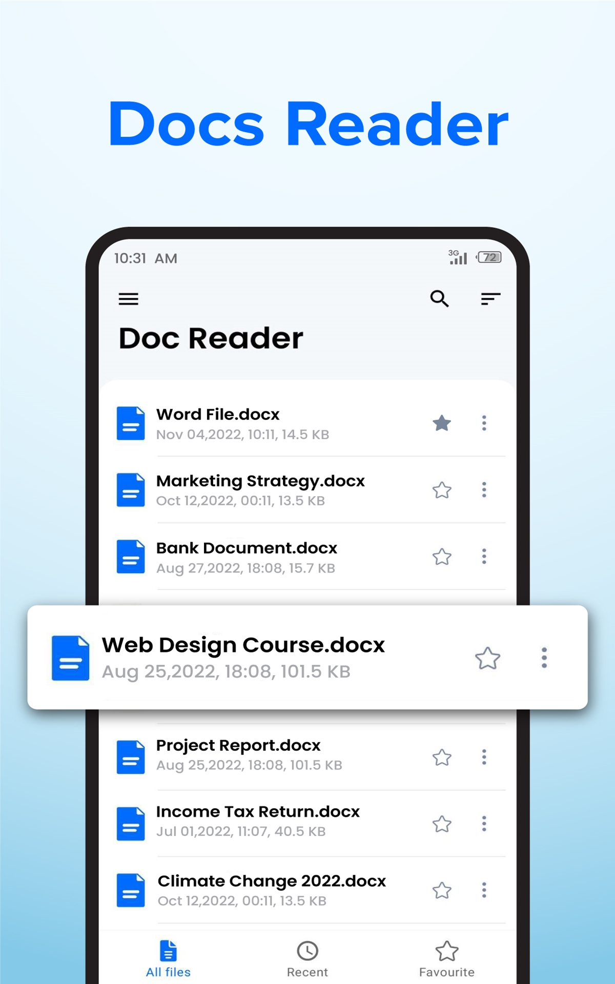 Doc Reader – Docx Viewer - App on Amazon Appstore