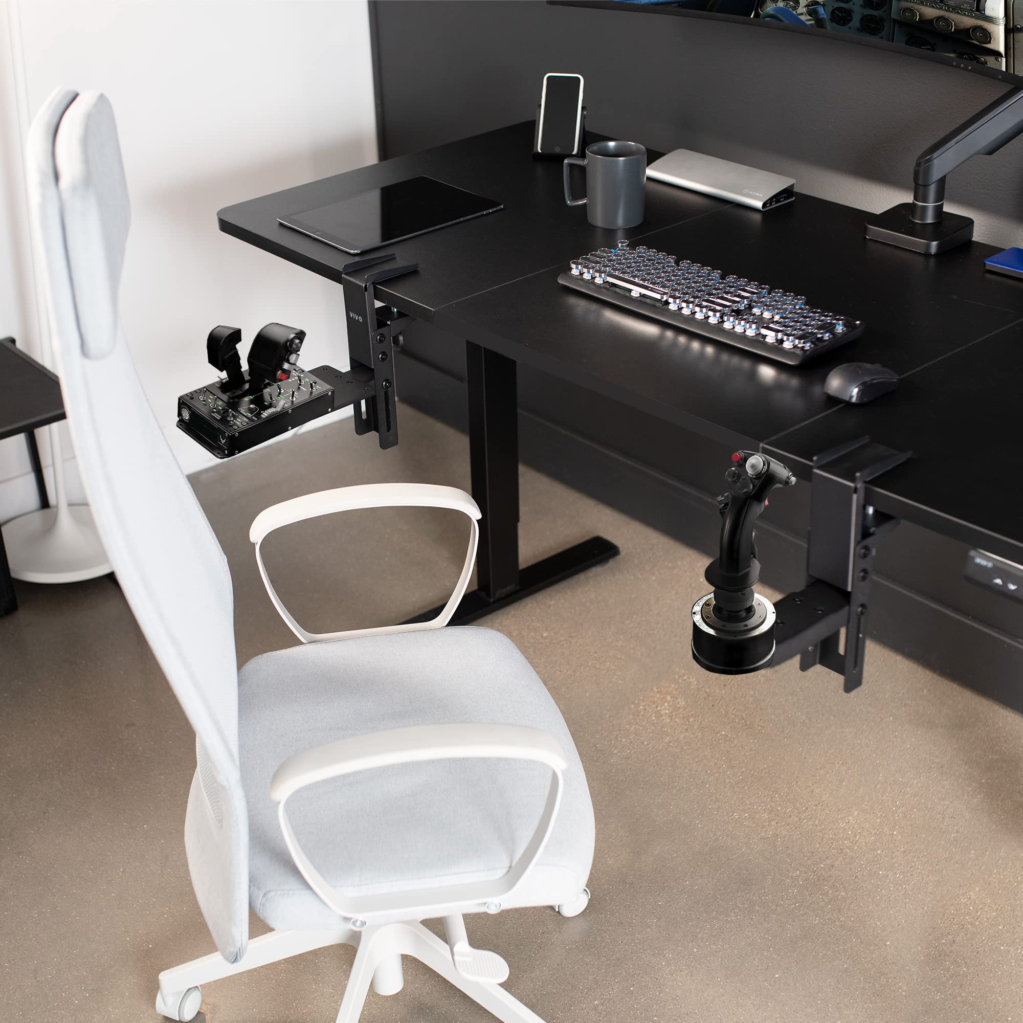 Snapklik.com : VIVO Steel Clamp-on Joystick And Throttle Mount Designed ...