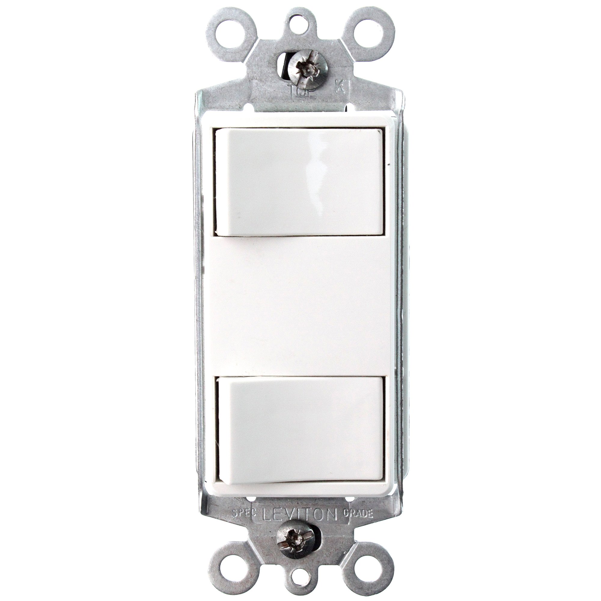 Nutone Vs-86Sn Standard Single Wall Switch W/ 2 On/Off Switches: Amazon ...