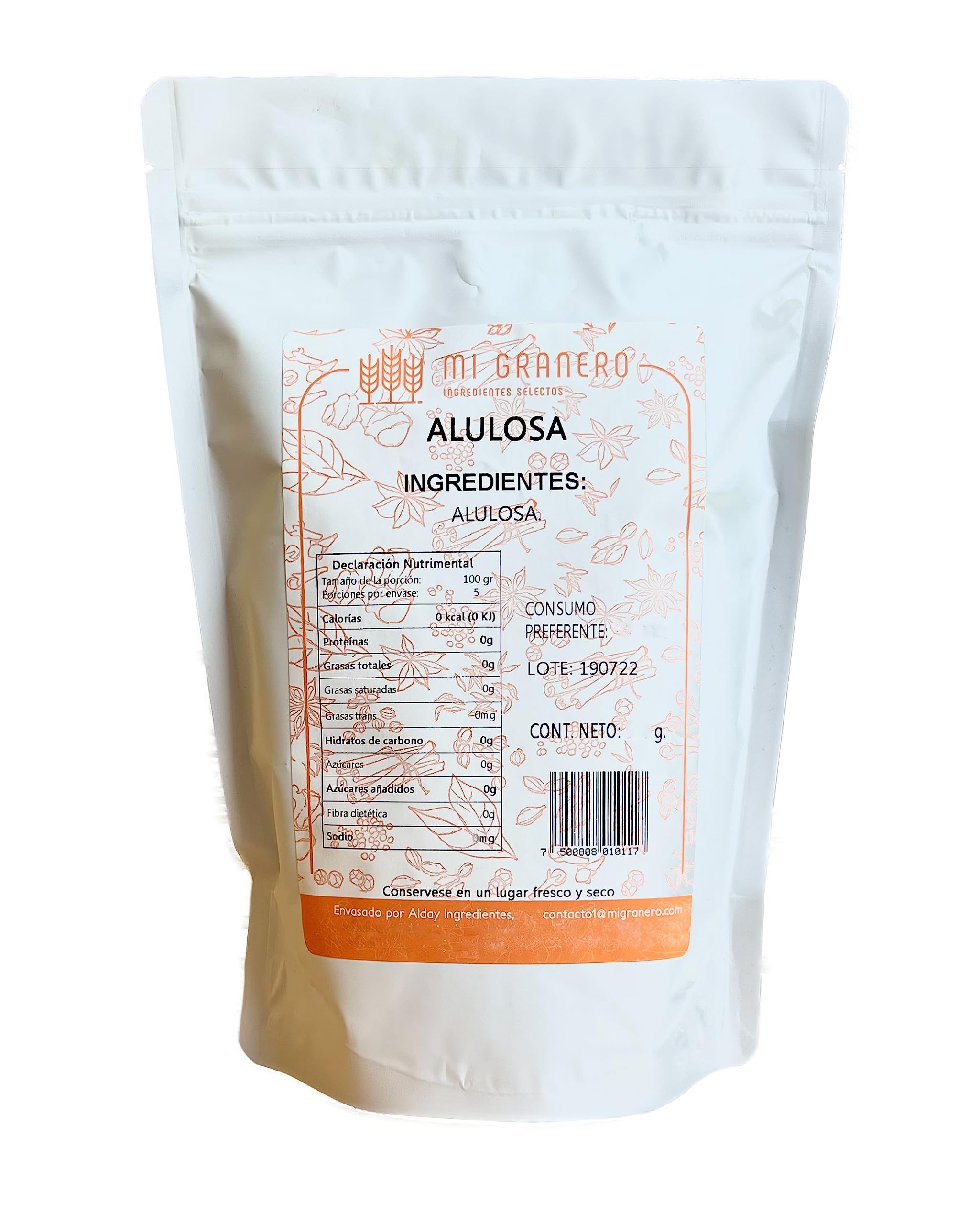 Alulosa en Polvo 1 kilo Sin Calorias | Origen Natural Allulose Cero ...
