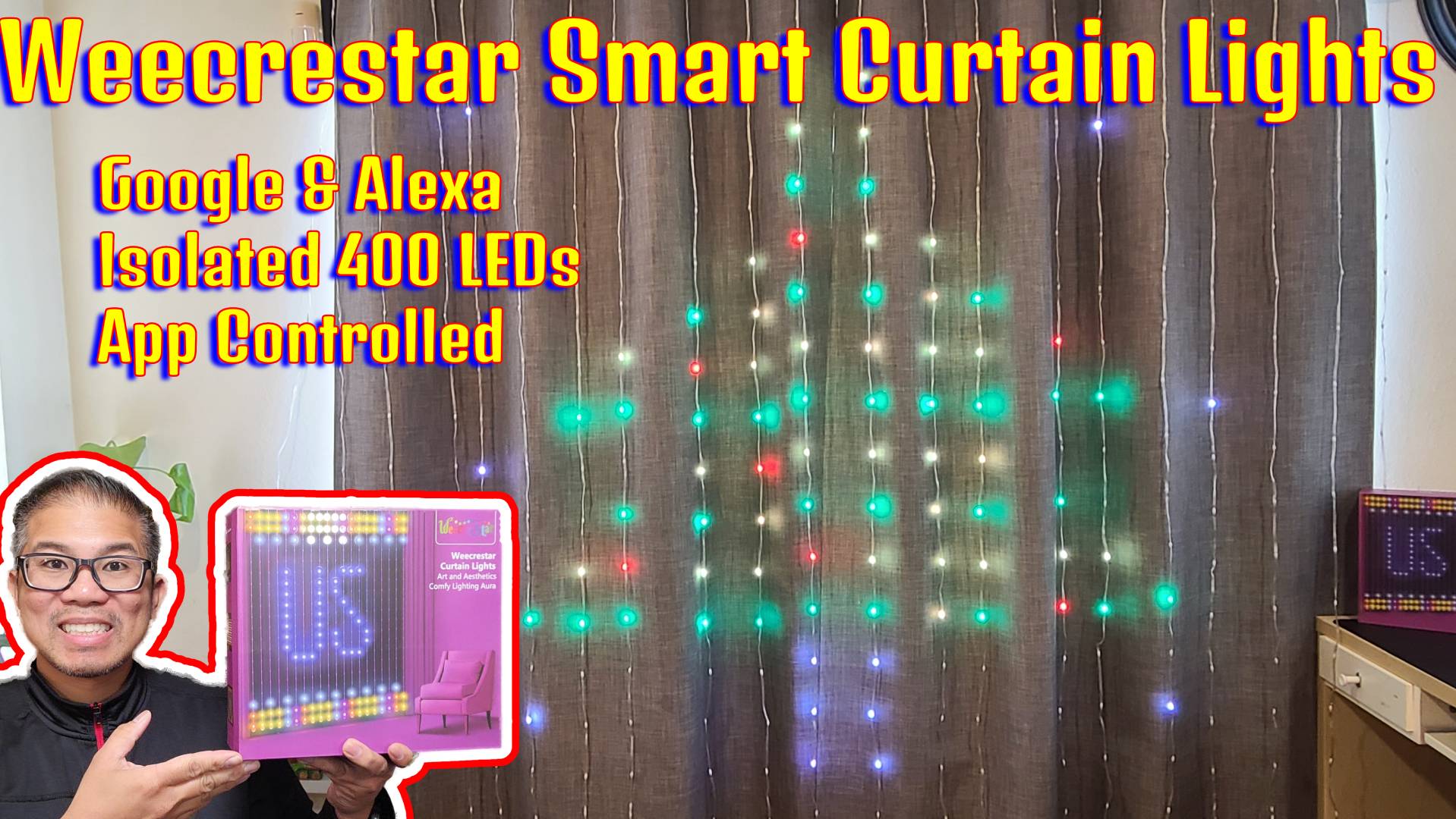 Watch Weecrestar Smart Curtain Lights on Amazon Live