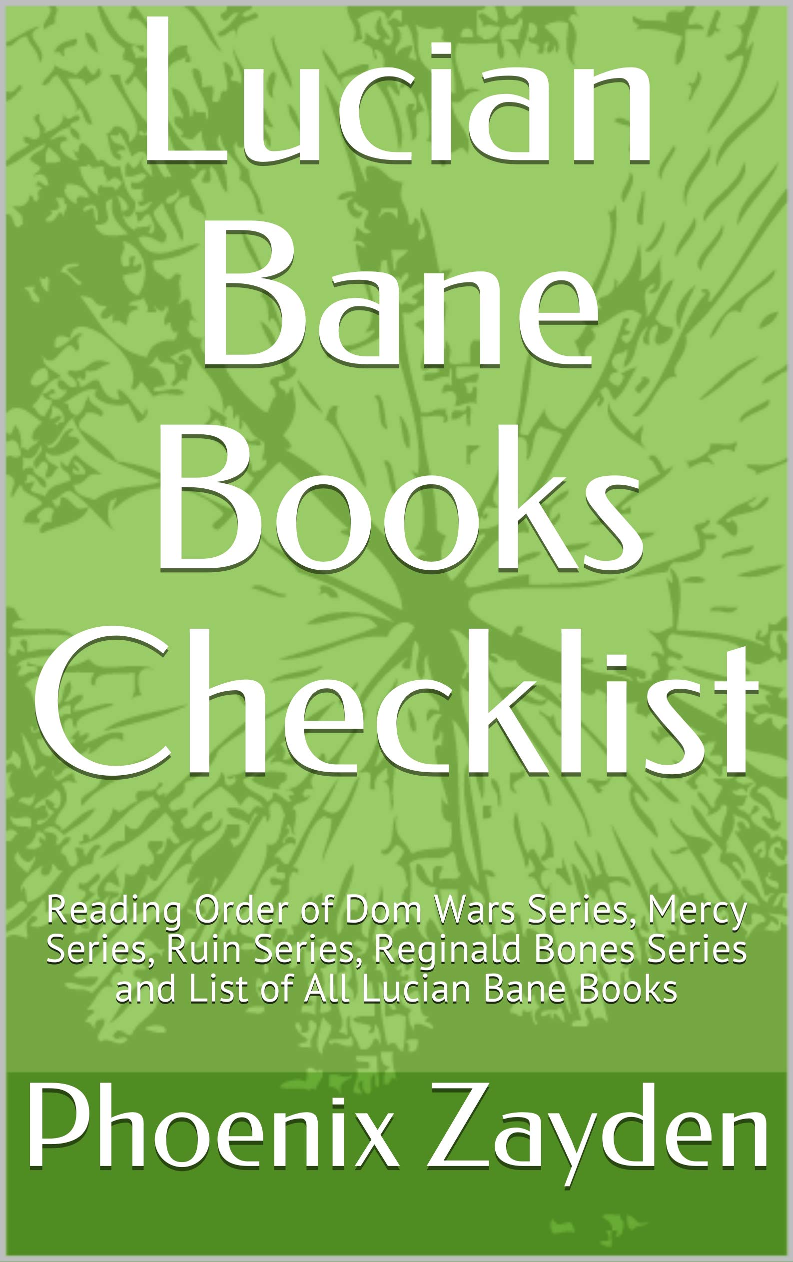 Buy Lucian Bane Books Checklist: Reading Order of Dom Wars Series ...