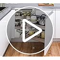 Amazon.com: Treliamd Pull Out Blind Corner Cabinet Organizer Right ...