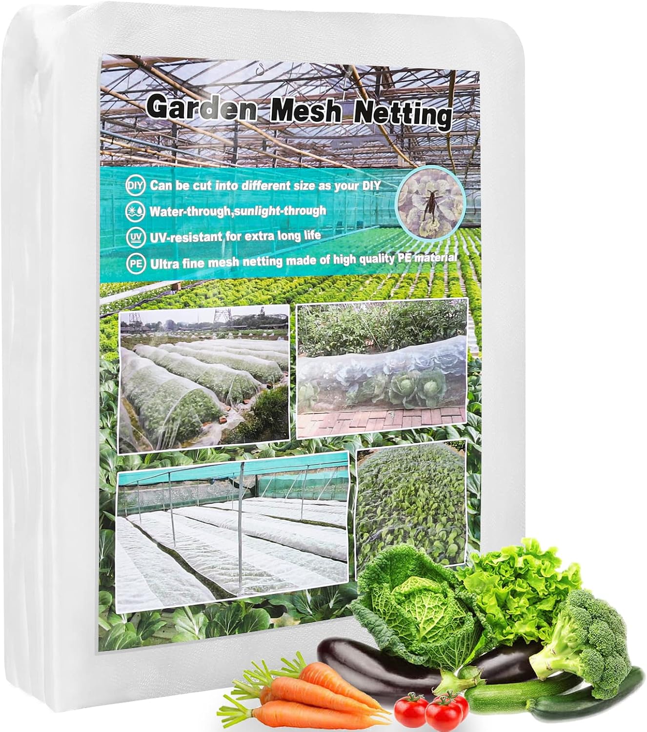 Amazon.com : GonLei Garden Netting 10 * 30FT Ultra Fine Garden Mesh ...