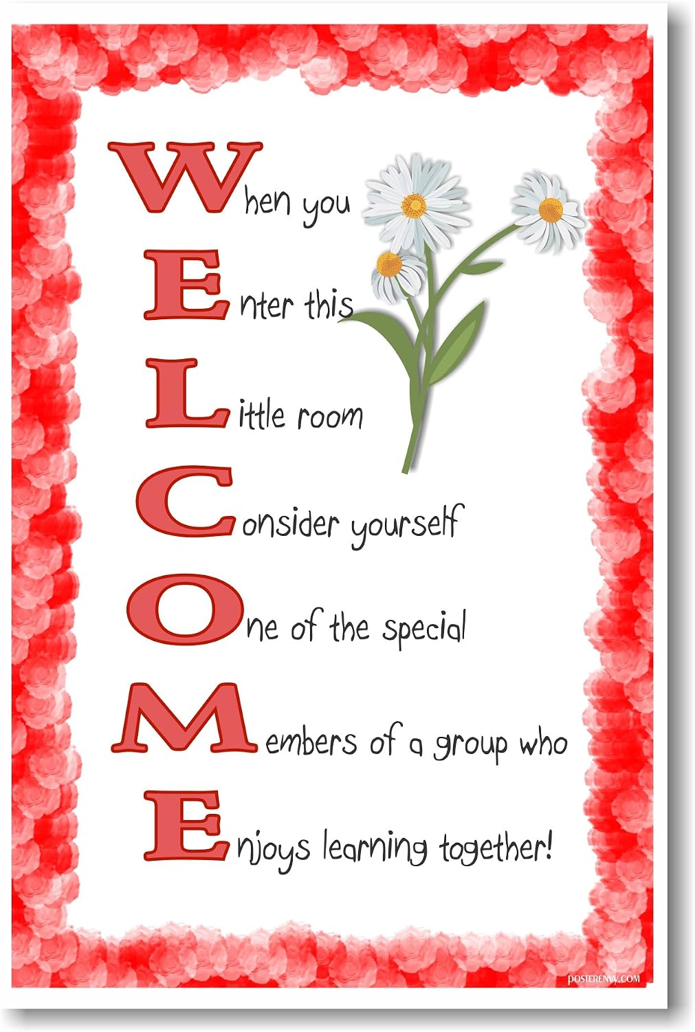Amazon.com: WELCOME - NEW Classroom Motivational Poster: Prints ...
