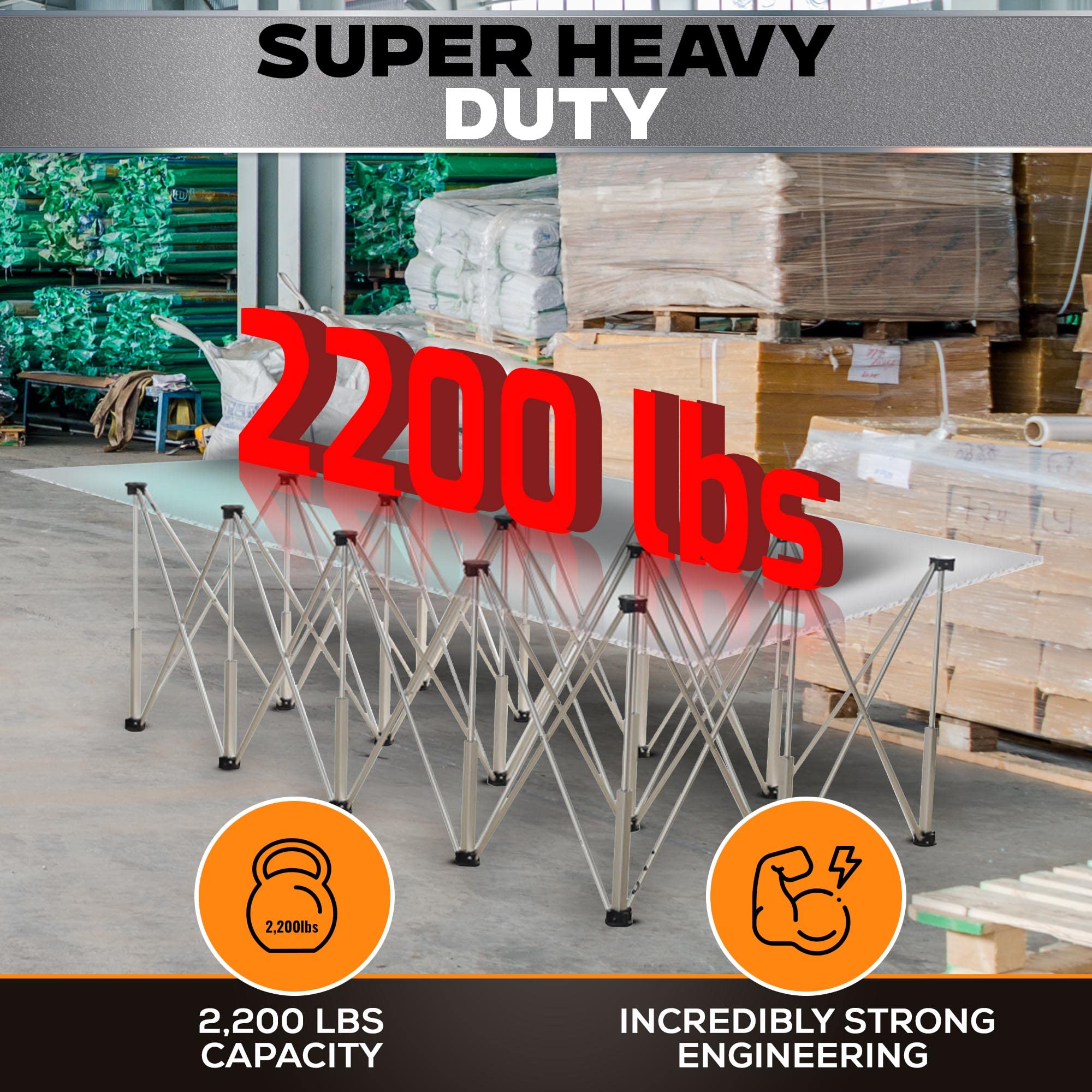 Folding Centipede Workbench Portable Work Table and Folding Sawhorse ...