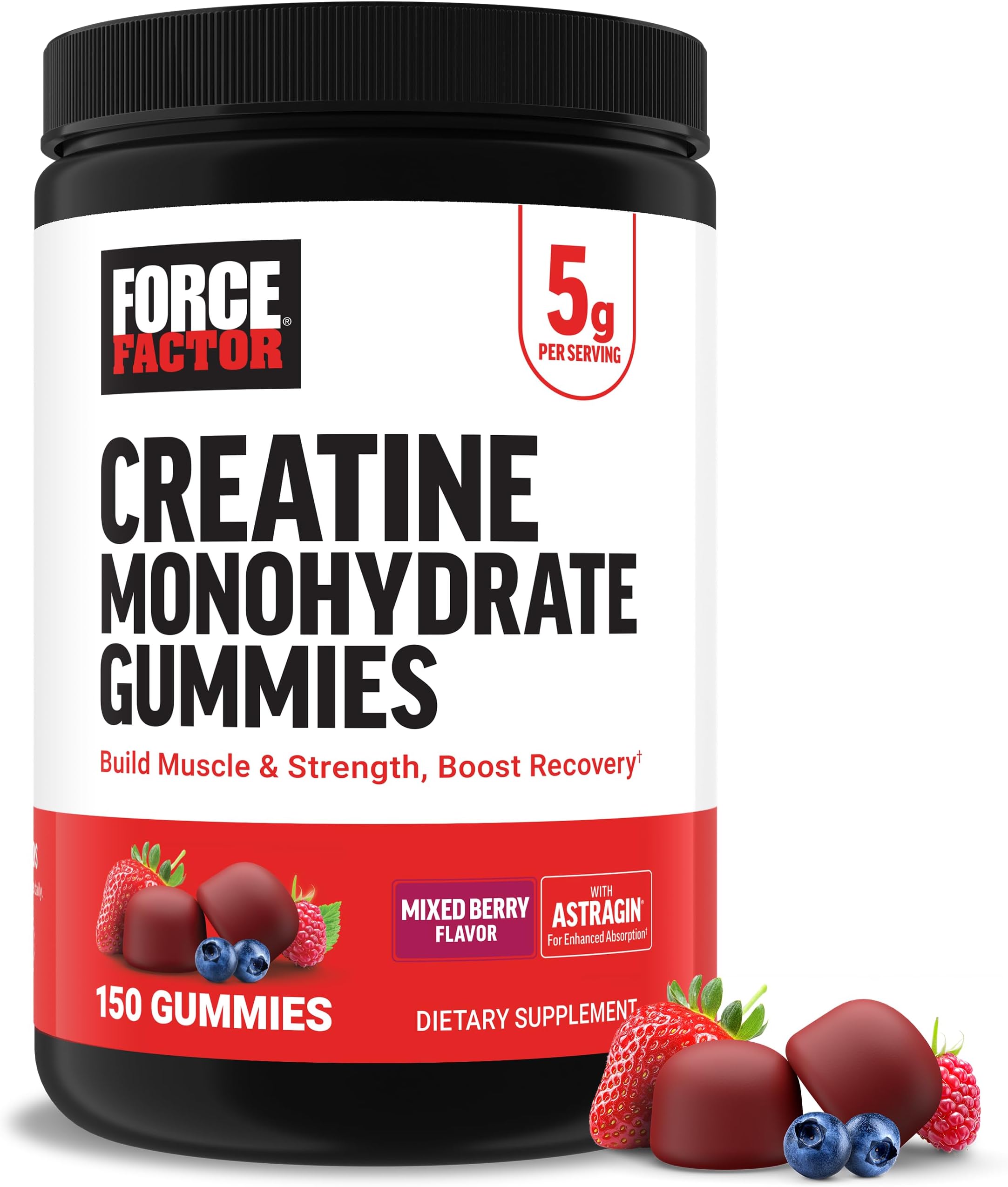 Amazon.com: Force Factor Creatine Powder 60 Servings and Vitamin B ...