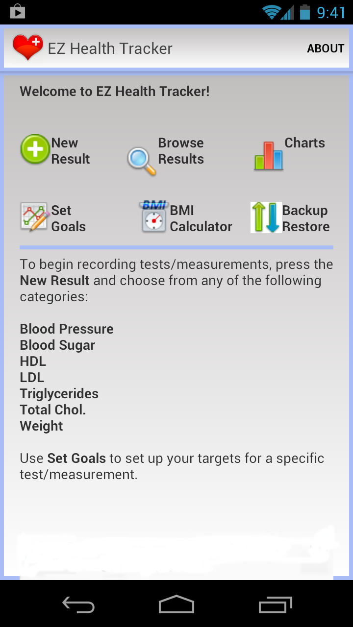 EZ Health Tracker - App on Amazon Appstore