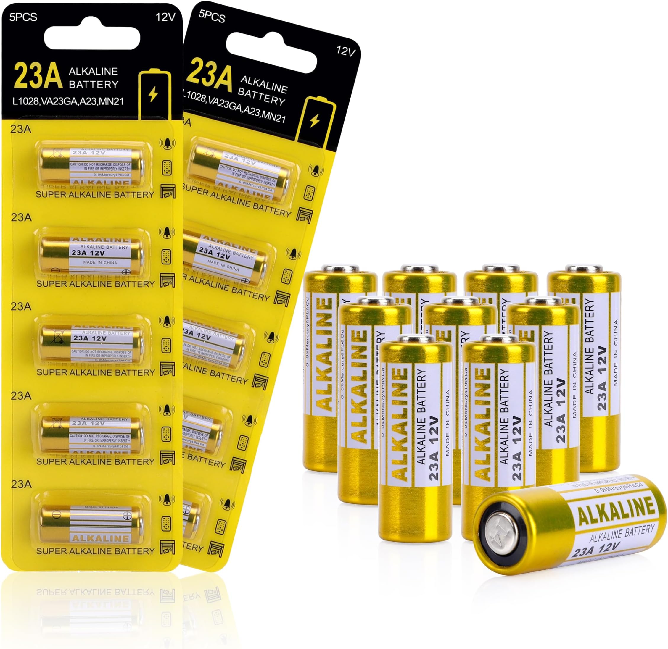 Amazon.com: Ceiling Fan Remote Control Battery 23A 12V Alkaline (5 Pack ...