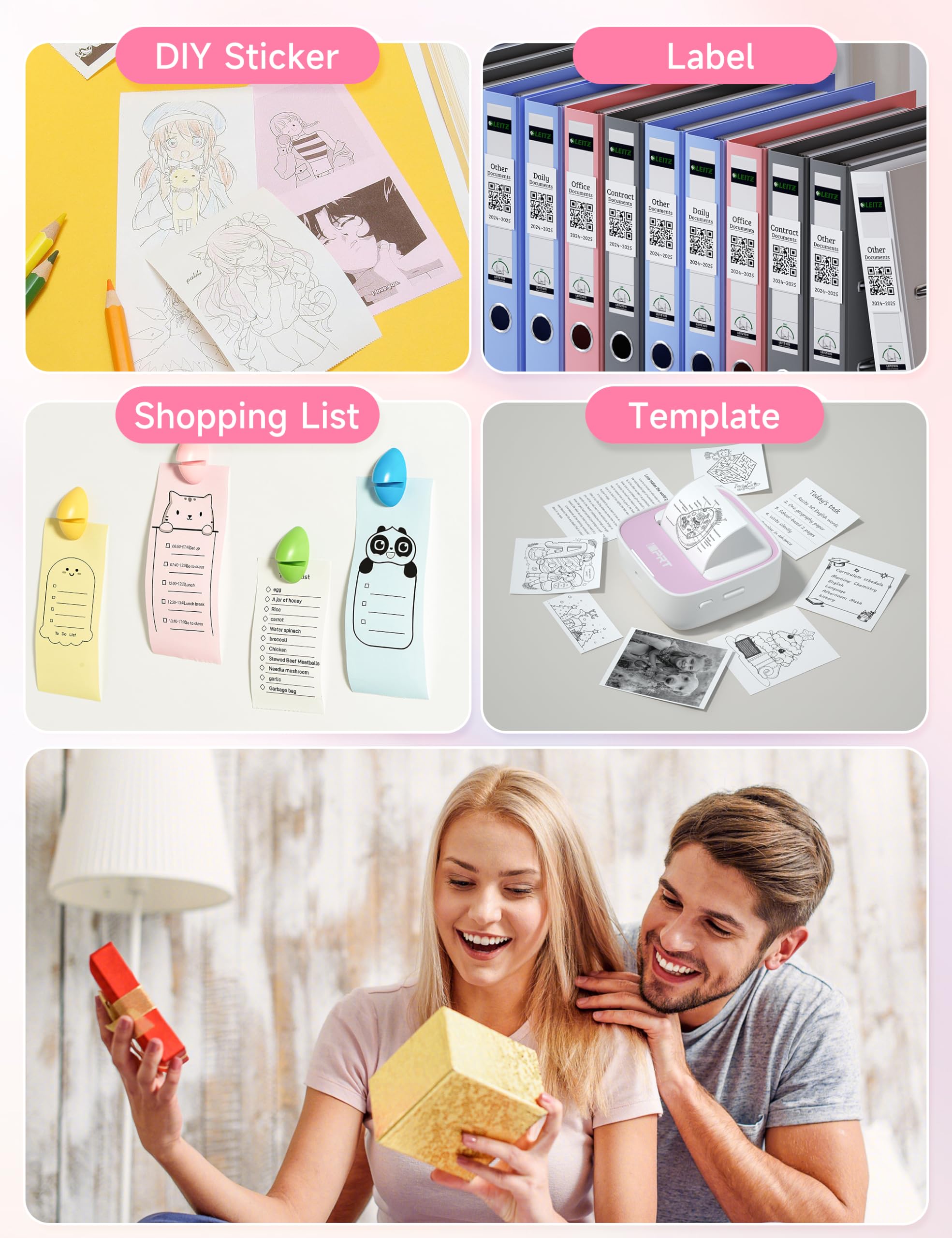 Snapklik.com : iDPRT Portable Sticker Maker Machine