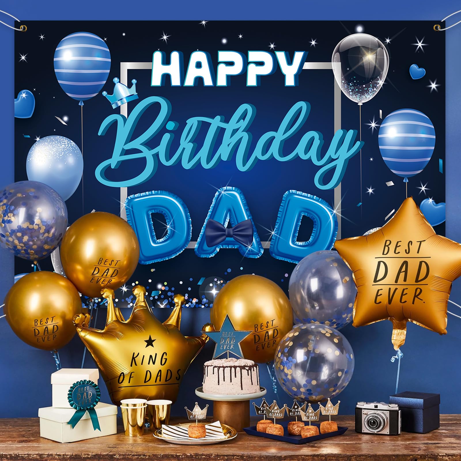 Happy Birthday Dad Banner Dad's Happy Birthday Banner