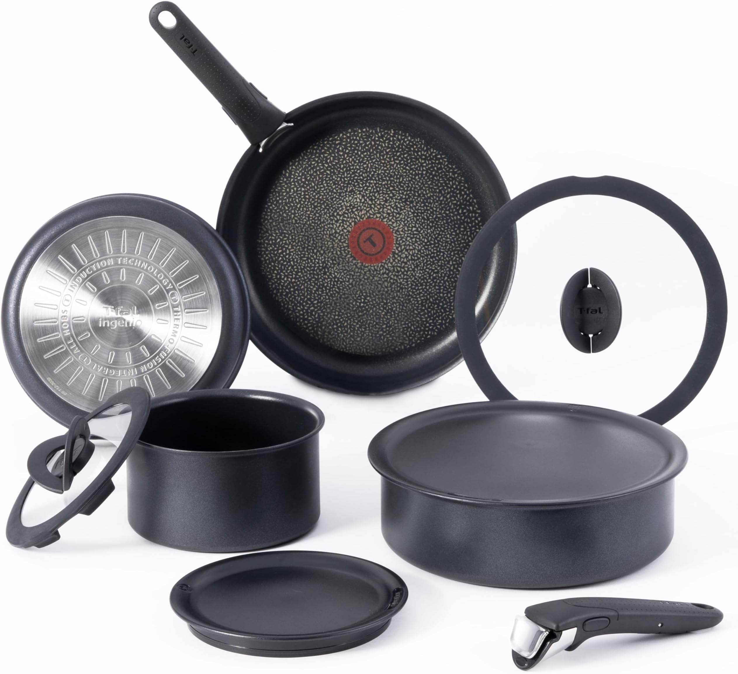 Amazon.com: T-fal Advanced Nonstick Cookware Set 12 Piece, Oven Broiler ...