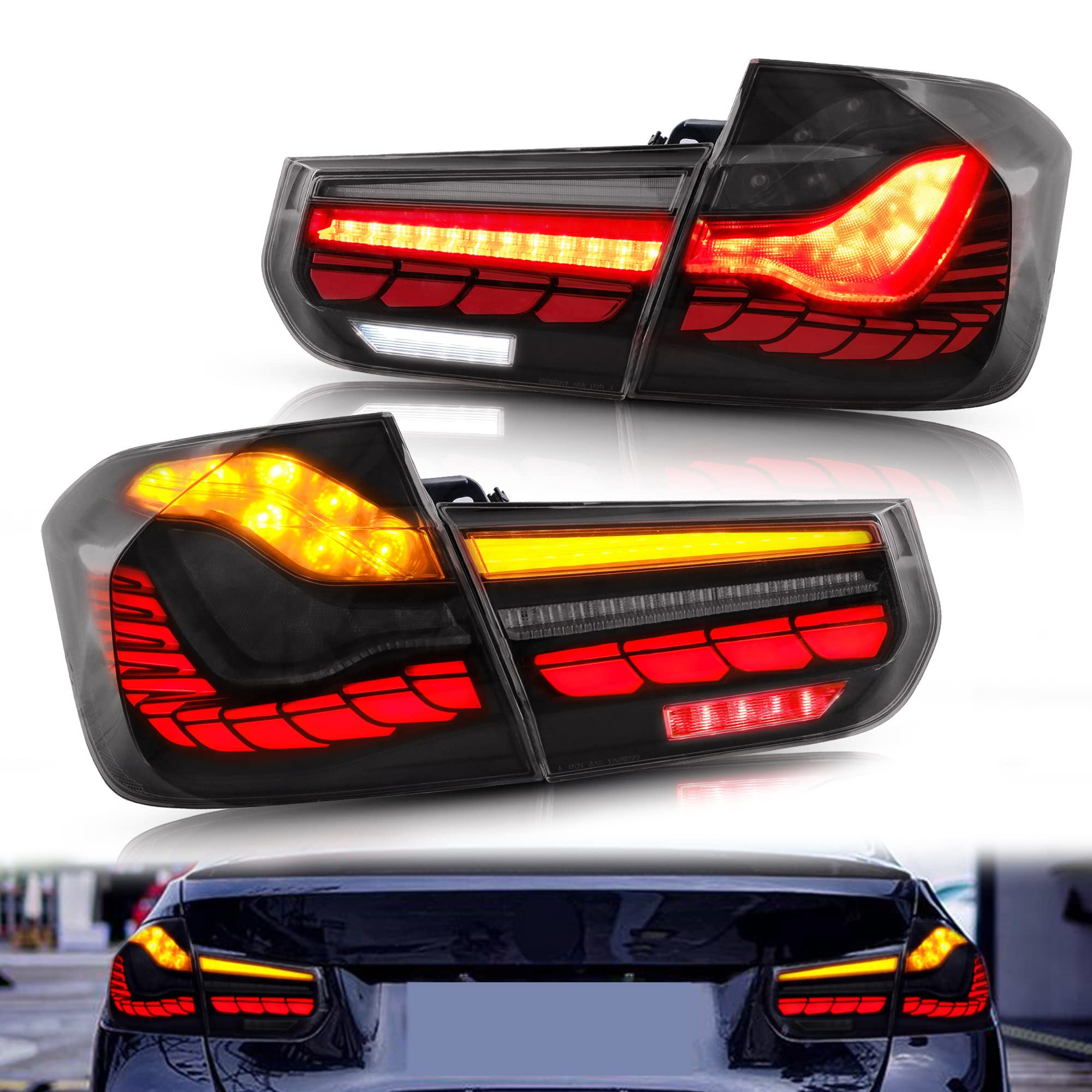 Buy VLAND OLED Rear Lights For B-MW 3 Series F30 F35 F80 320i 328i 335i ...