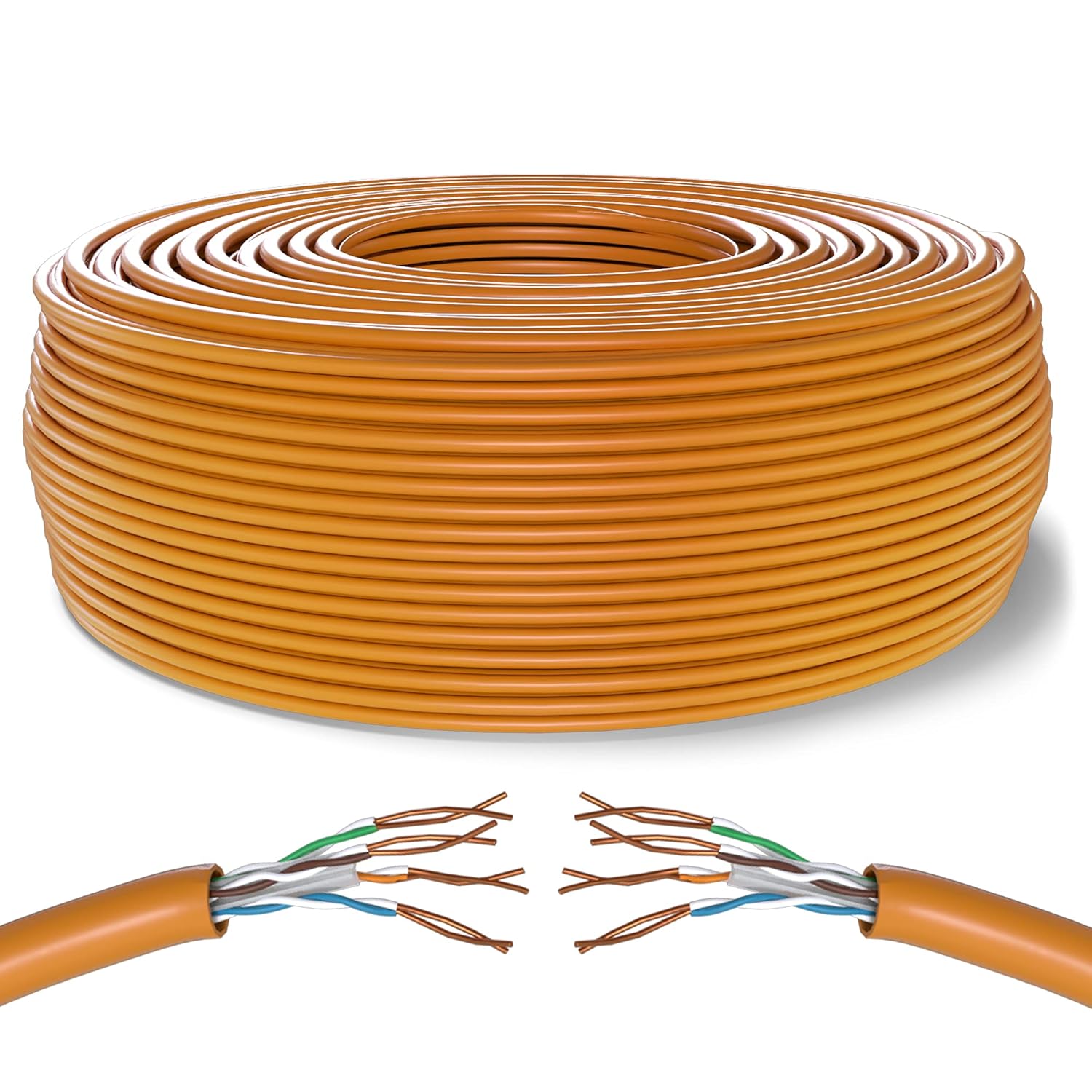 Mr. Tronic 50m Ethernet Netzwerk Netzwerkkabel | Datenkabel ...