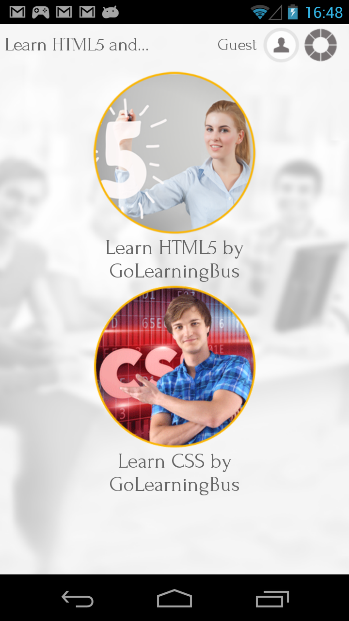 Learn HTML5 and CSS by GoLearningBus - App on Amazon Appstore