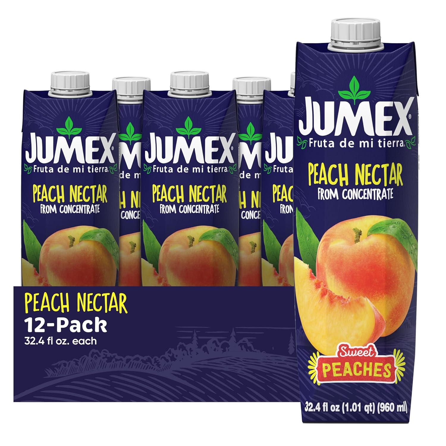 Amazon.com : Jumex, Peach Nectar, 33.8 Fl Oz : Fruit Juices : Grocery ...