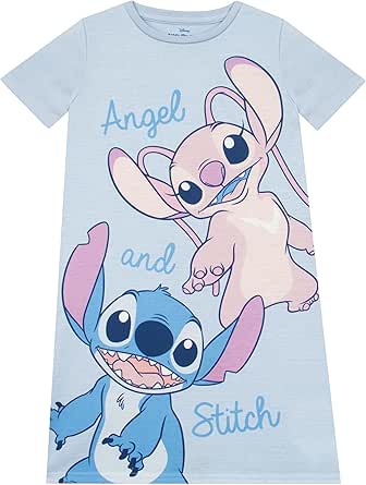 Disney Pijamas Pijama Stitch Niña | Lilo y Stitch Pijama Niña | Angel Stitch Pijama Verano ...