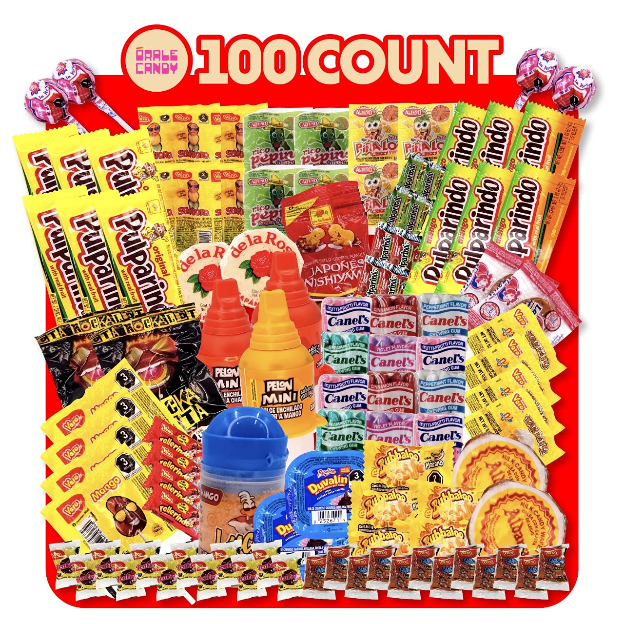 Mexican Candy Mix Assortment, Dulces mexicanos, Includes Lucas tamarind ...