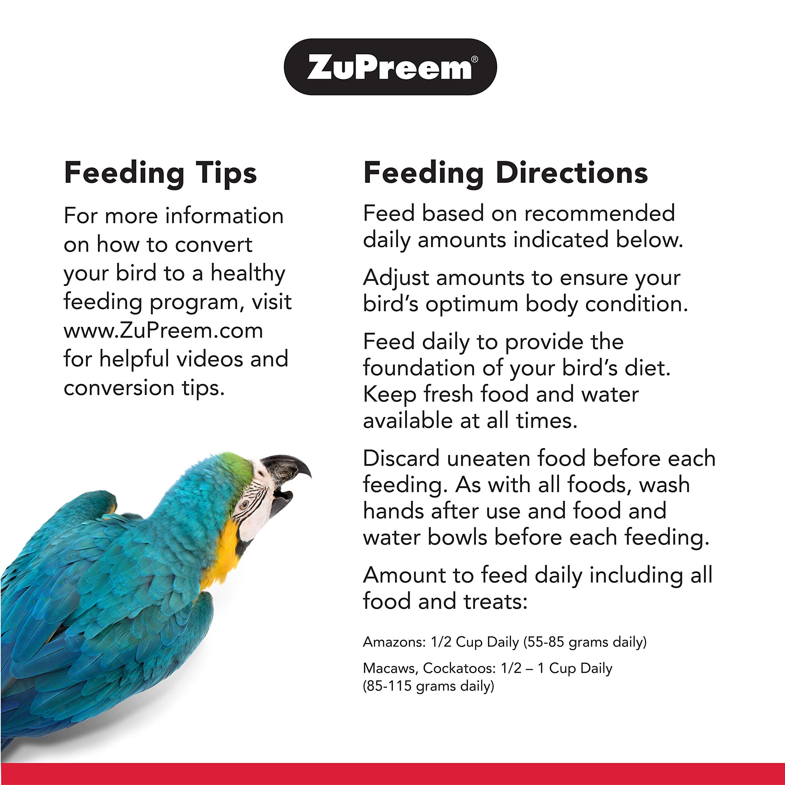Snapklik.com : ZuPreem PastaBlend Bird Pellets For, Cockatoo, Macaw ...