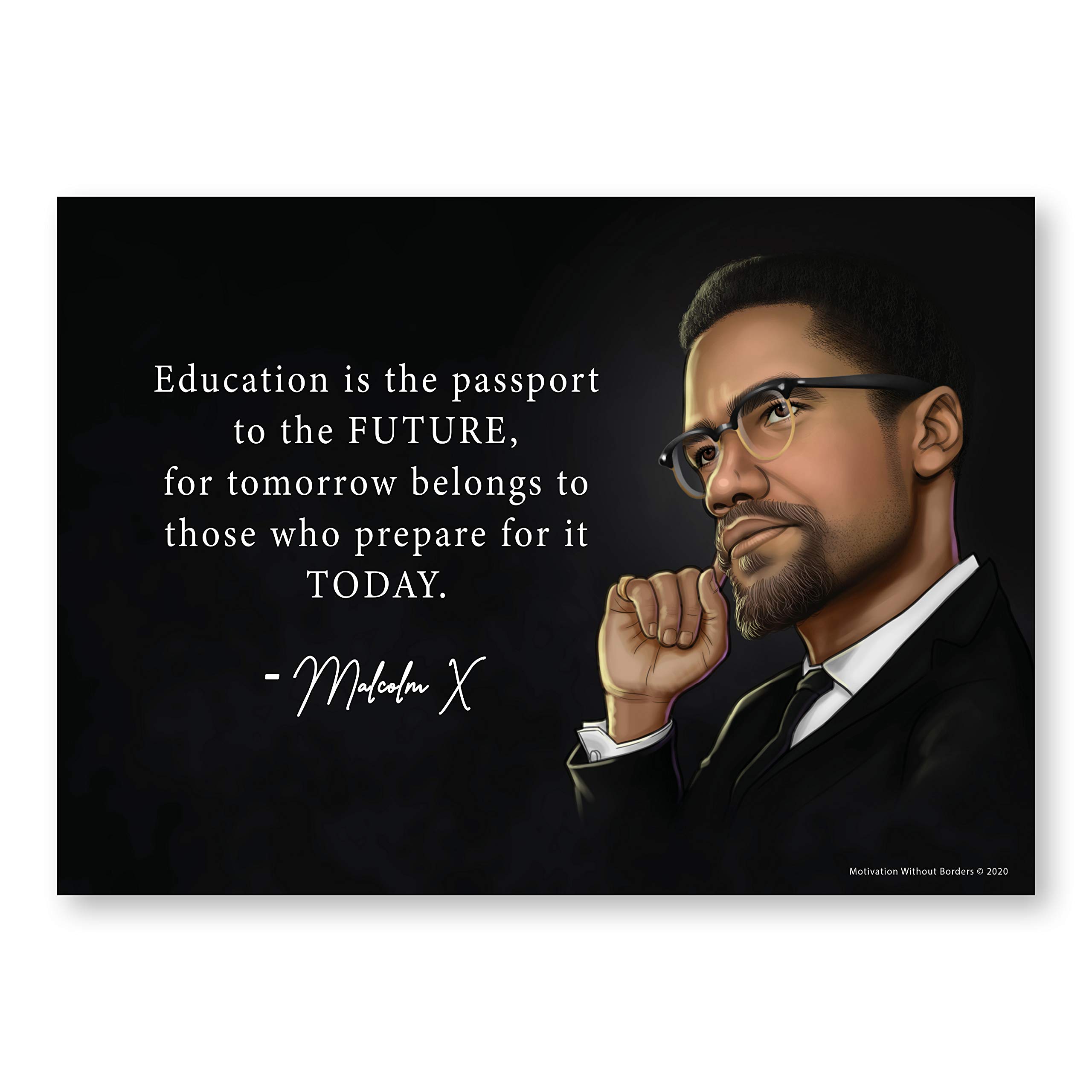 Buy Black History Month Poster Malcolm X 13 X 18 Non Laminated Classroom Or Home Civil buy-black-history-month-poster-malcolm-x-13-x-18-non-laminated-classroom-or-home-civil