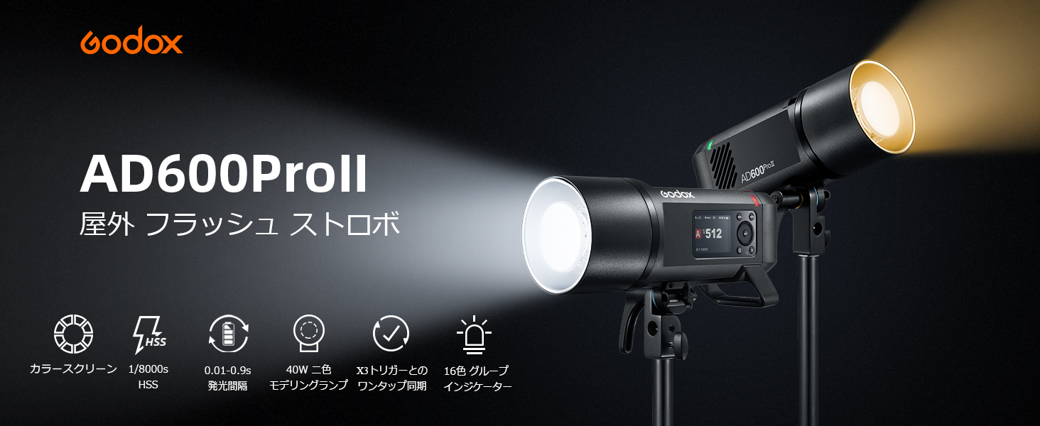 Amazon | GODOX AD600 Pro II AD600Pro II アウトドア フラッシュ