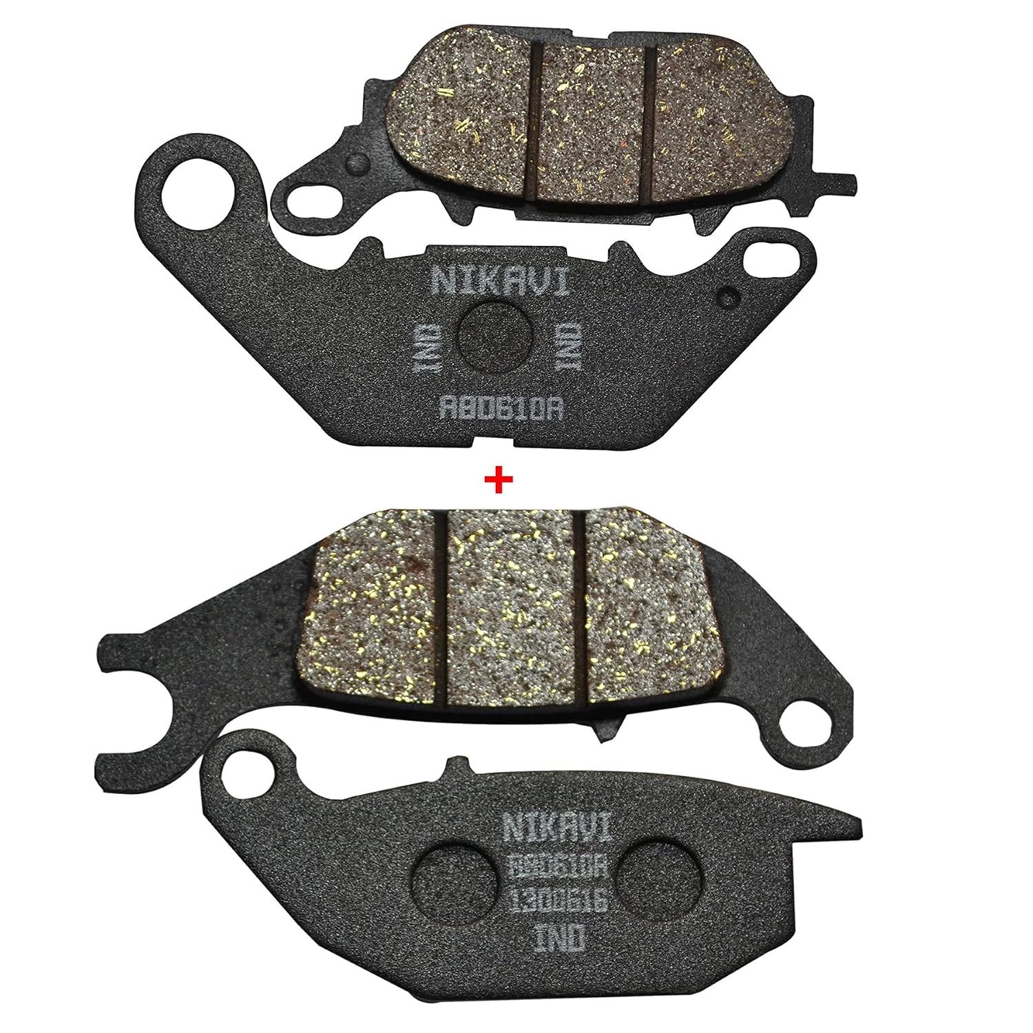 NIKAVI DP7 - DP8 Front&Rear - Combo Brake Disc Pads Compatible for ...