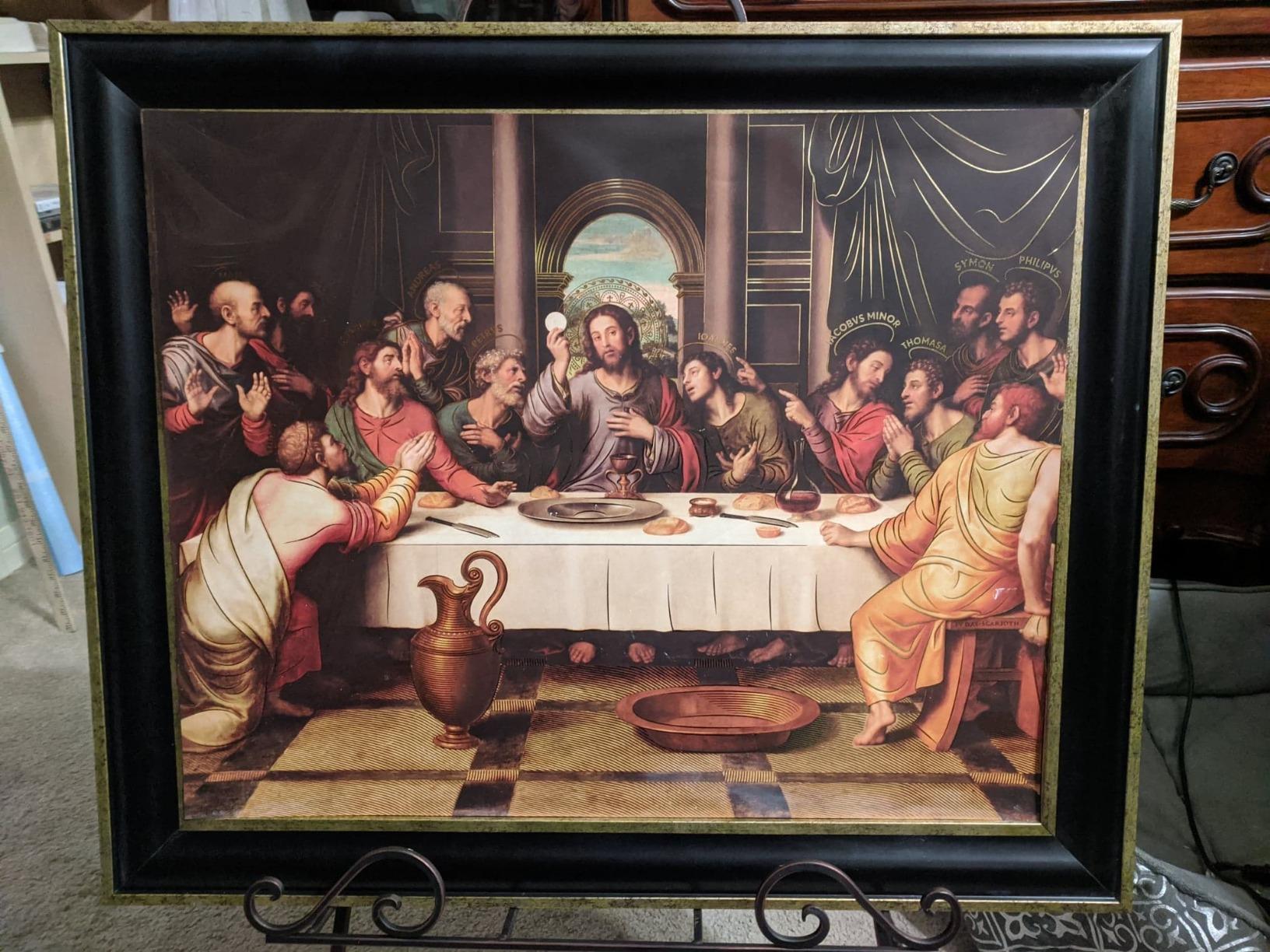 Amazon.com: The Last Supper Juan of Juanes (16"x20") - Religious Wall Art Print Poster: Posters ...